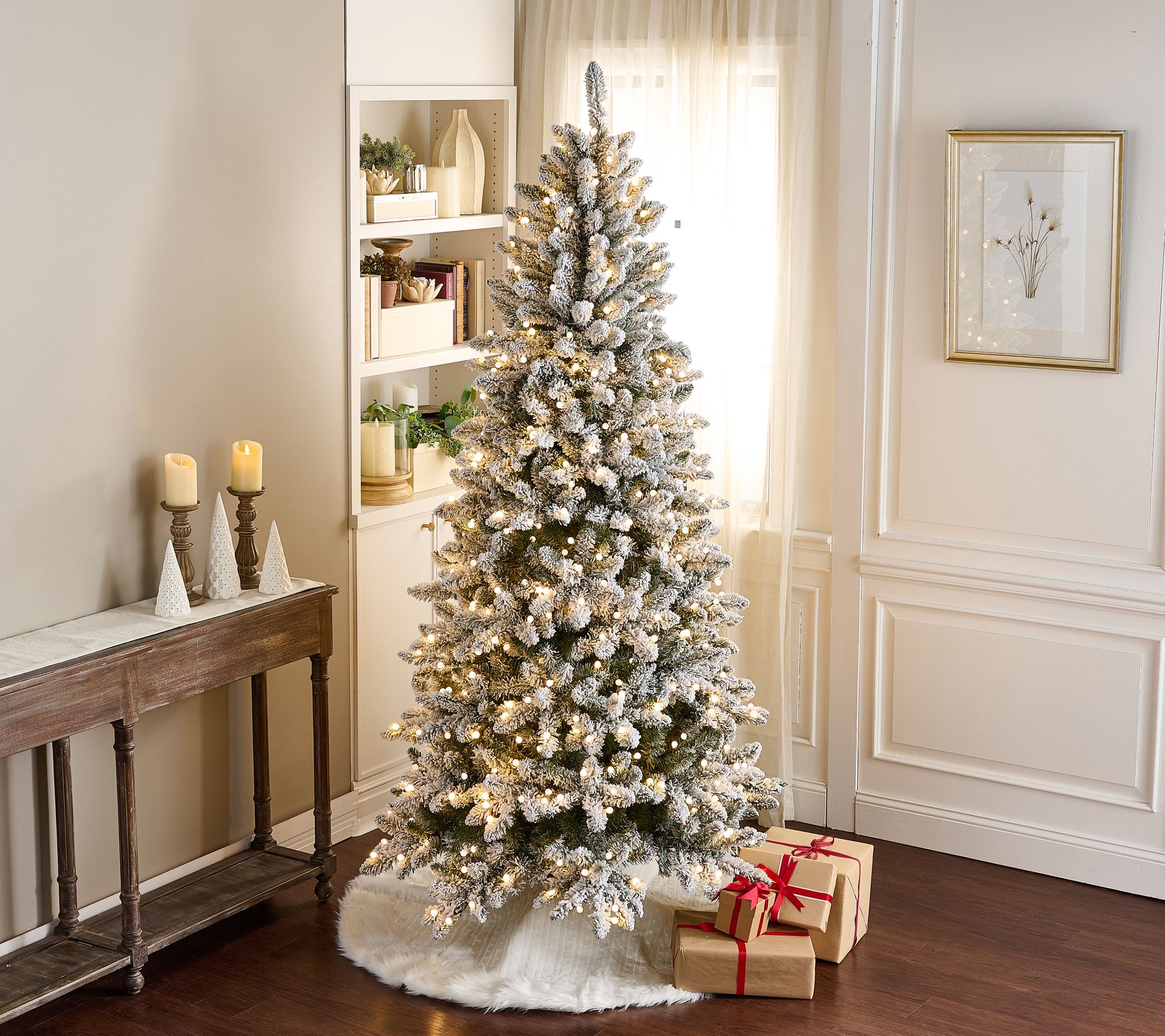 "As Is" Bethlehem Lights 7' Spruce Tree w/ 3-in-1 LEDs - QVC.com