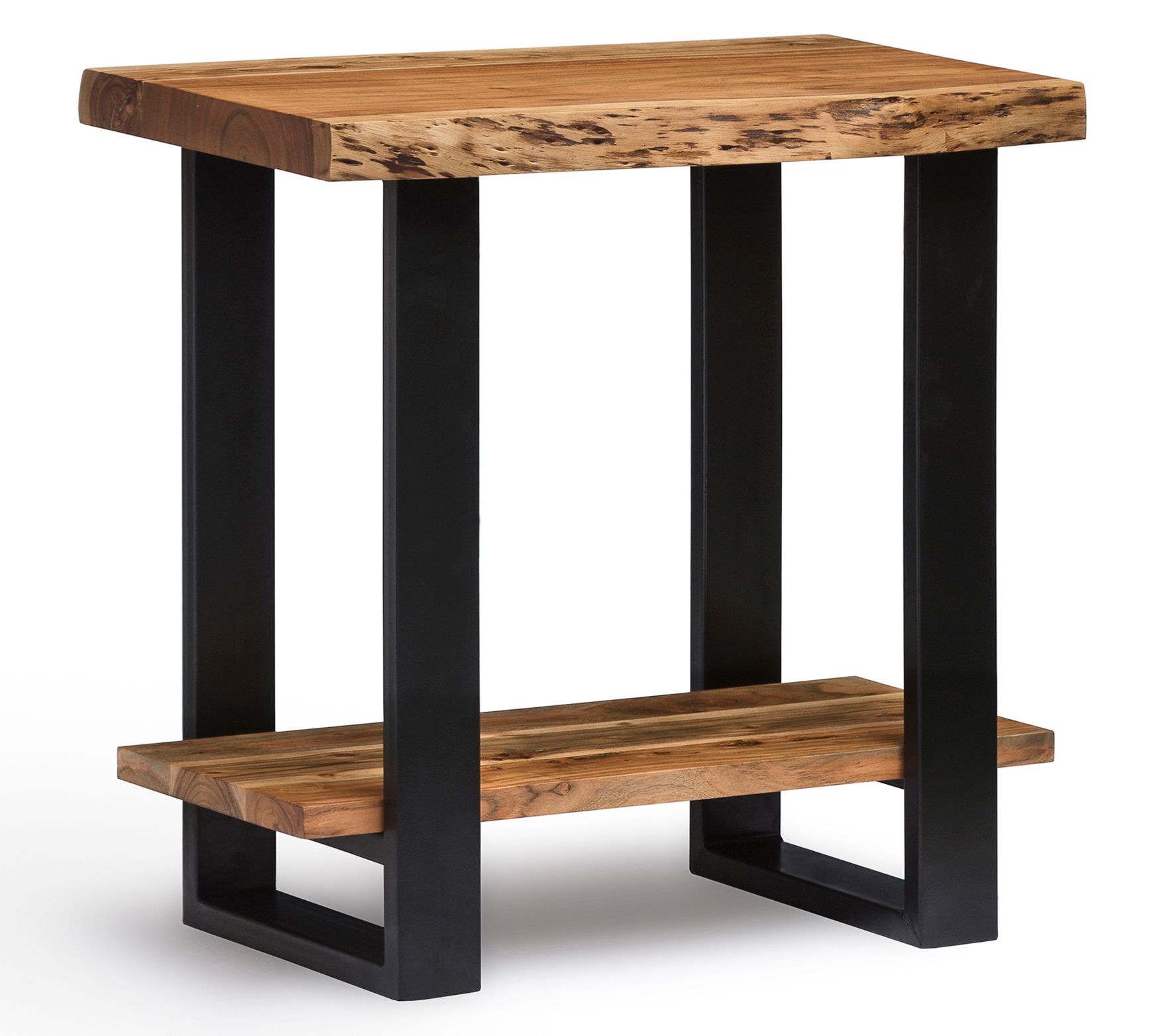 Alaterre Furniture Alpine End Table IndustrialSide Table - QVC.com