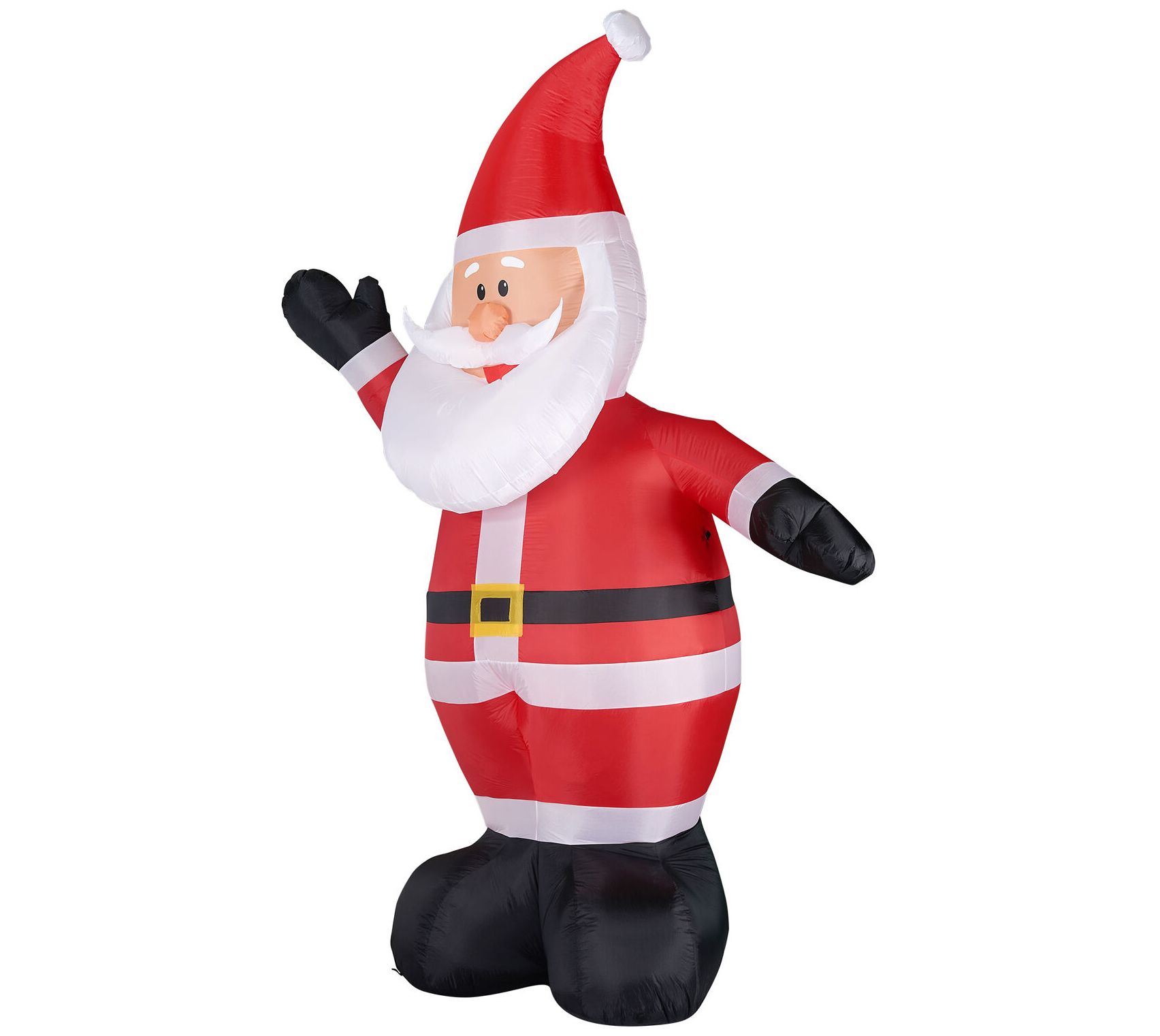 Fraser Hill Farm 12-Ft. Tall Traditional Santa, Outdoor Blow-U - QVC.com