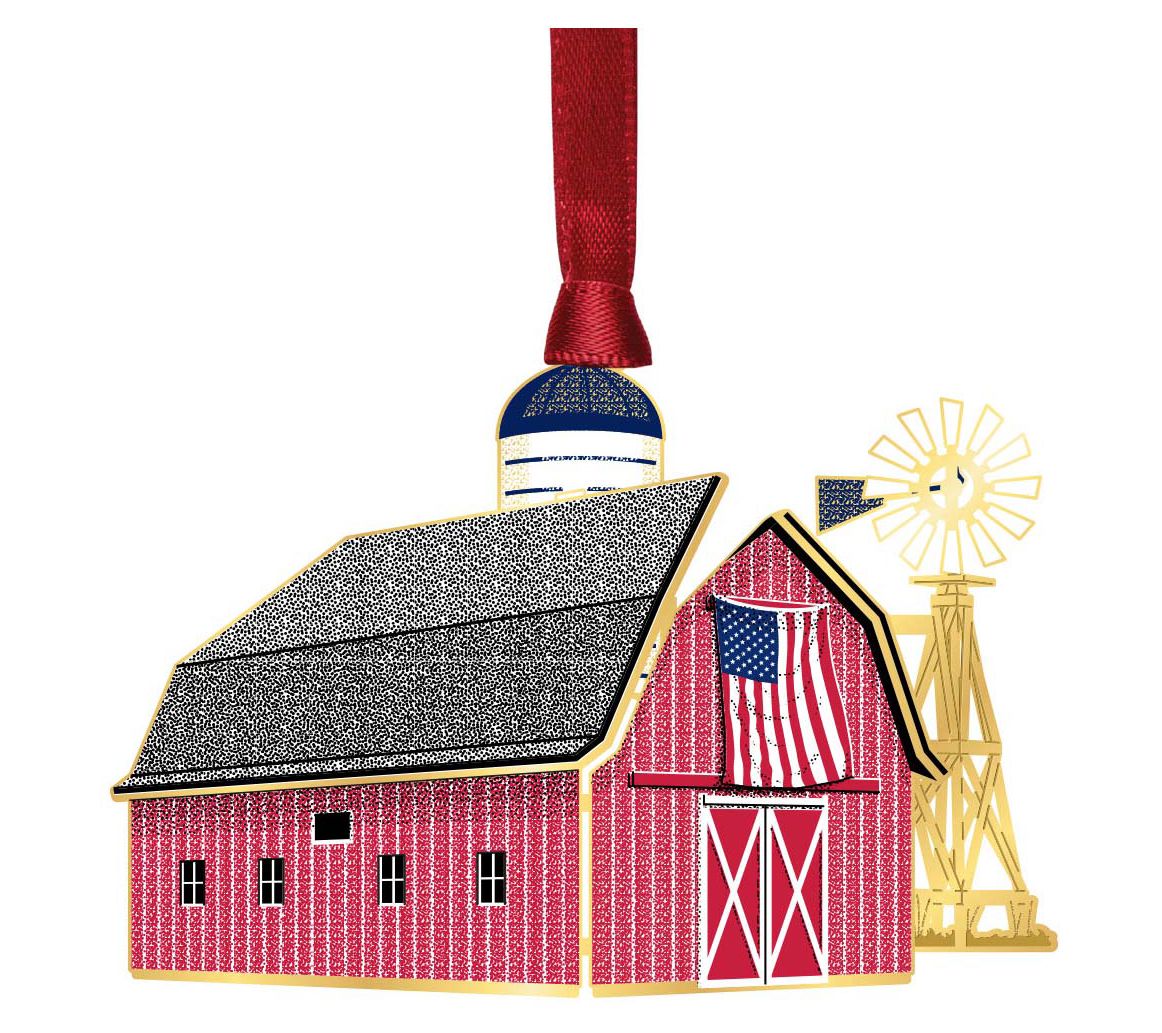 Beacon Design's Americana Barn Ornament - QVC.com