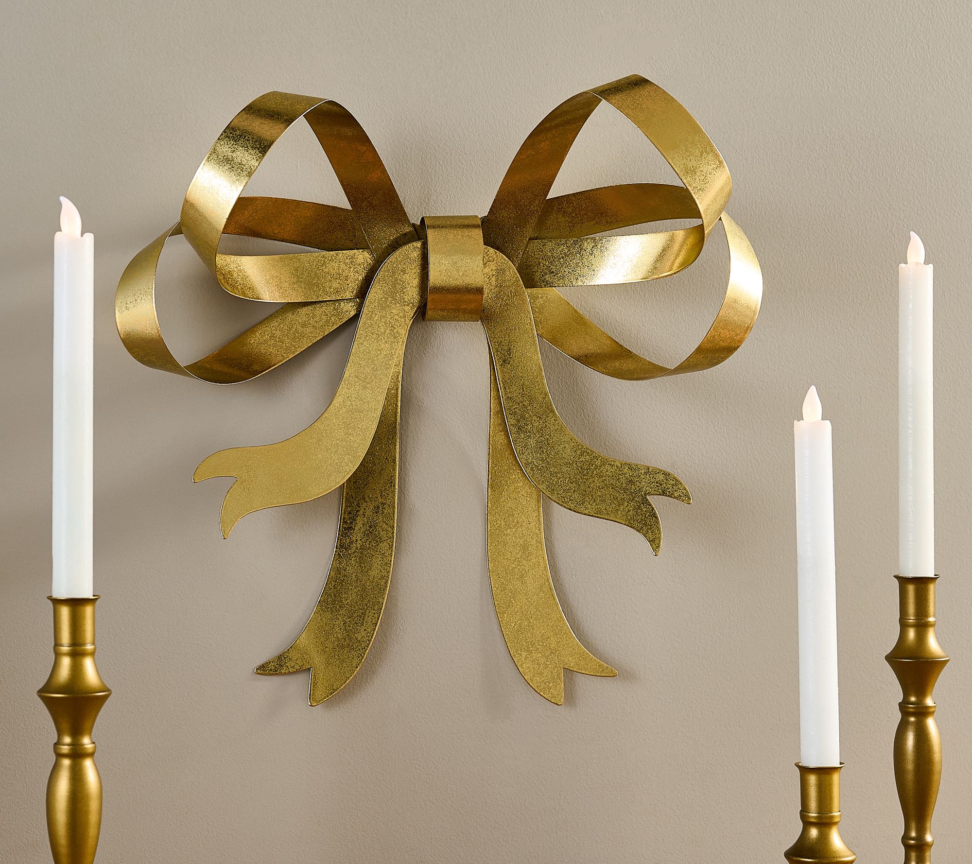 Martha Stewart 16" Indoor/Outdoor Oversized Metal Bow - QVC.com