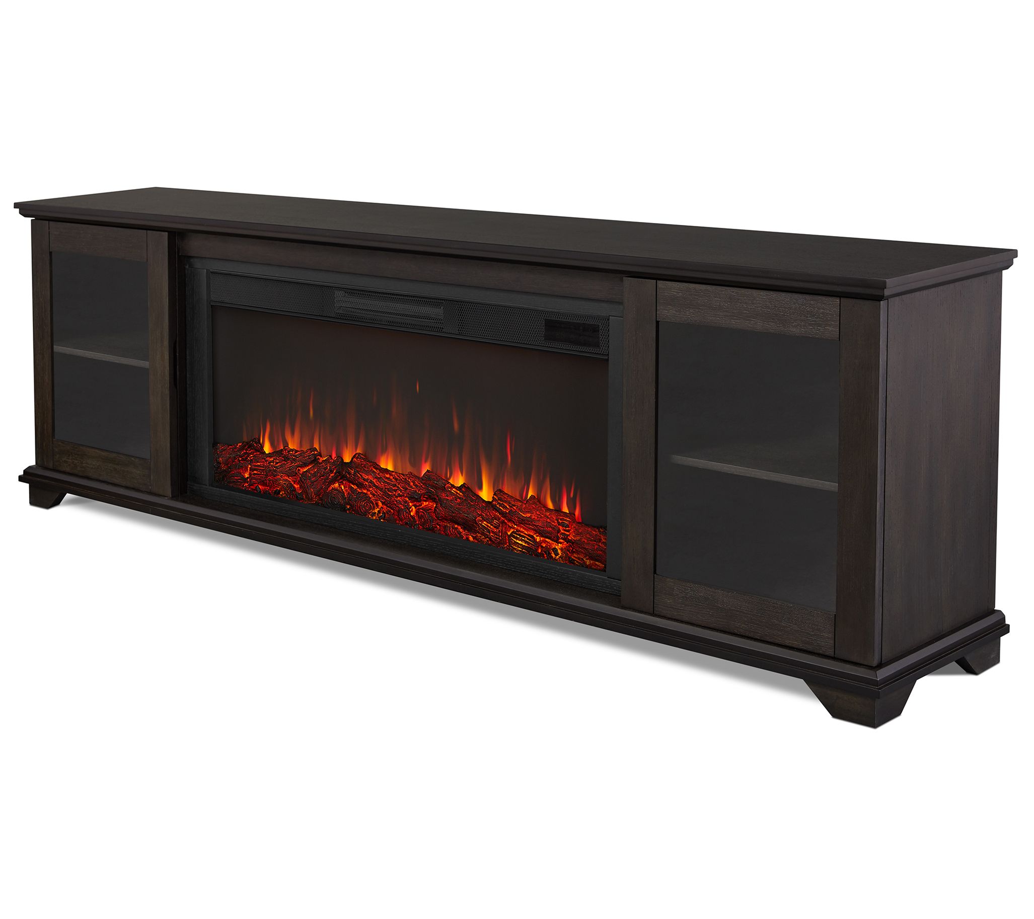 Real Flame Benjamin Landscape Media Electric Fireplace - QVC.com