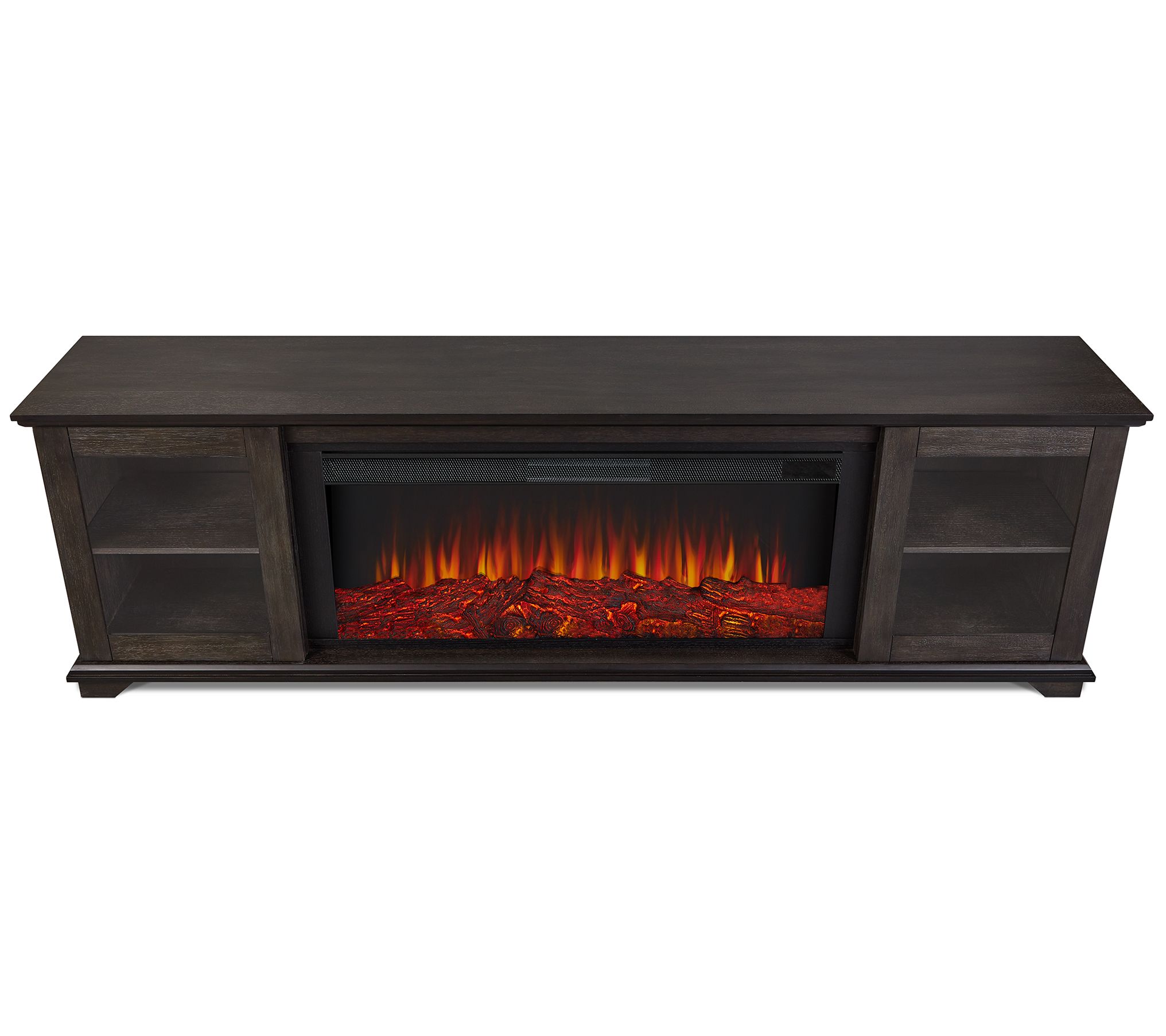 Real Flame Benjamin Landscape Media Electric Fireplace - QVC.com