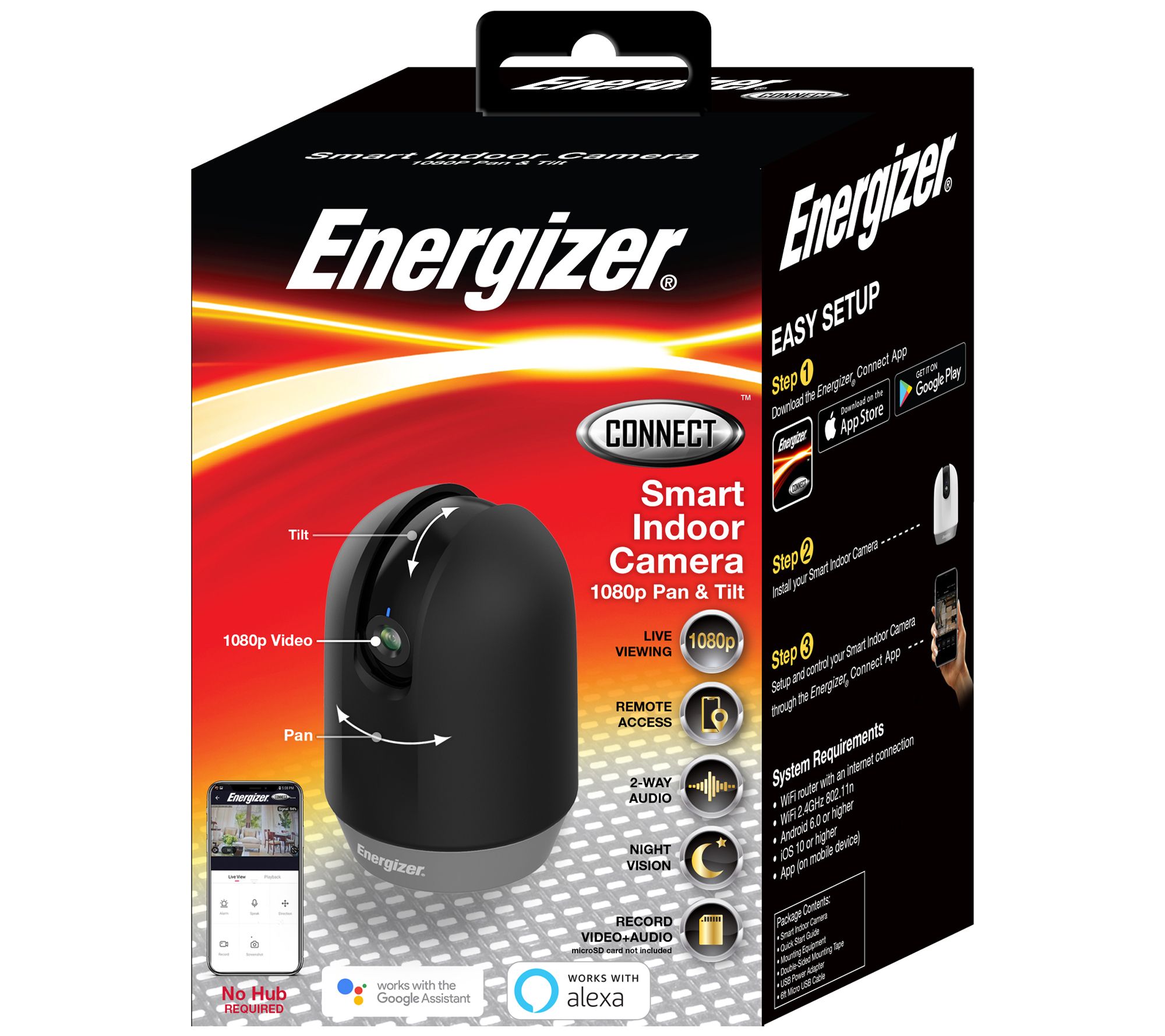 Energizer Connect Smart 1080p HD Indoor Camera - QVC.com