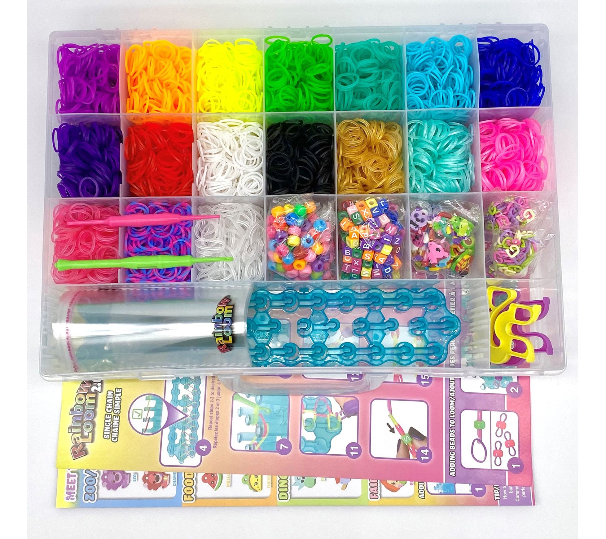 Choon's Design Rainbow Loom Loomi Pals 5,600 Band Bracelet Kit - QVC.com
