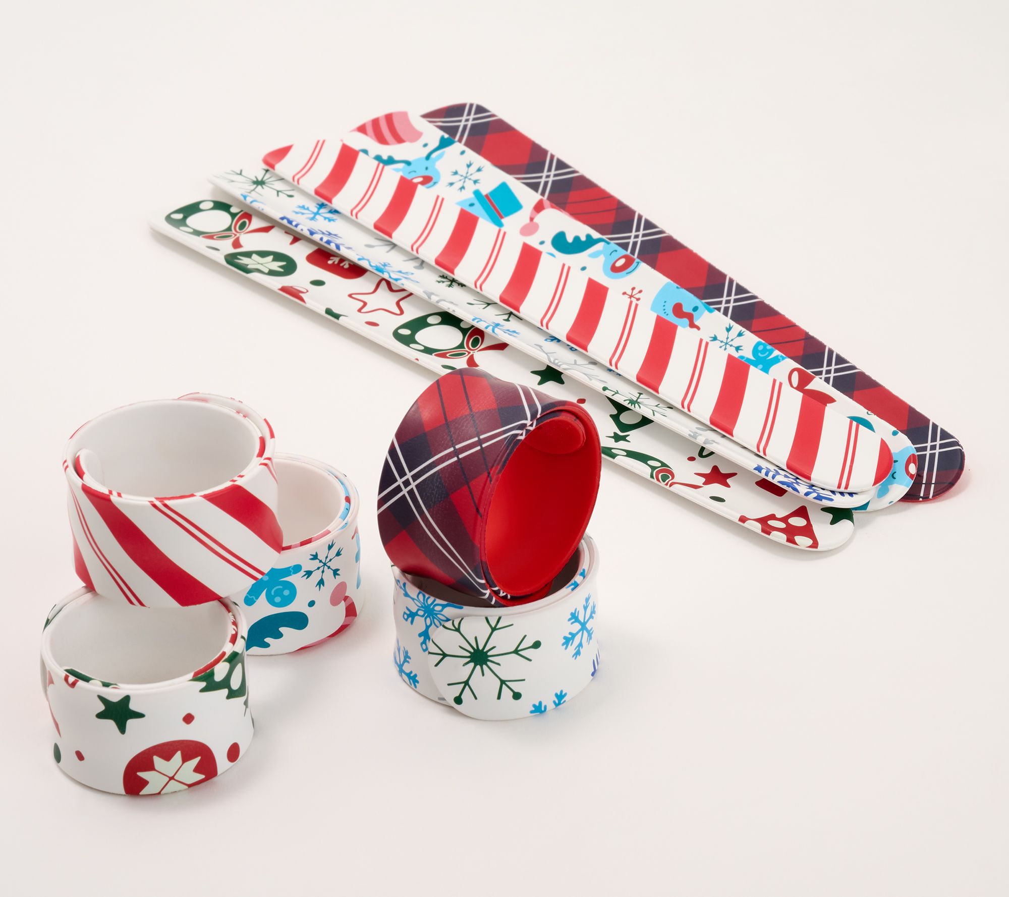 "As Is" Kringle Express Set of 10 Holiday Gift Wrap Straps - QVC.com
