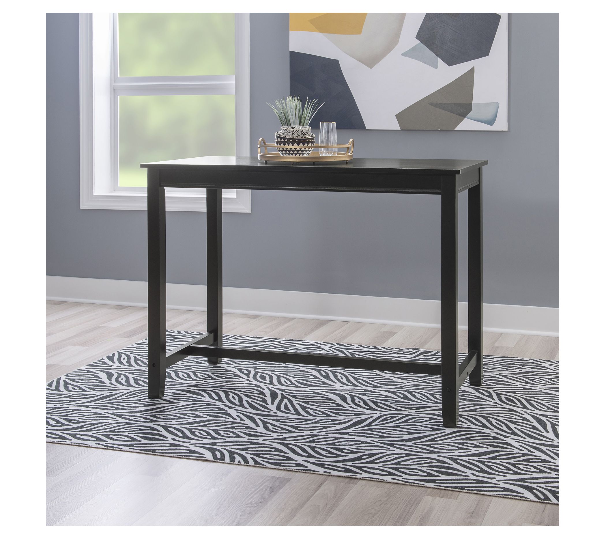 Linon Home Brenner 36" Counter Height Pub Table - QVC.com