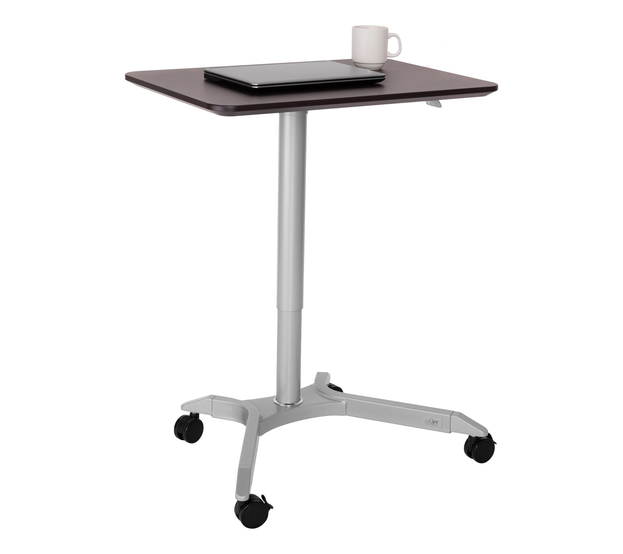 Seville airLIFT Rectangular Height Adjustable Laptop Desks - QVC.com