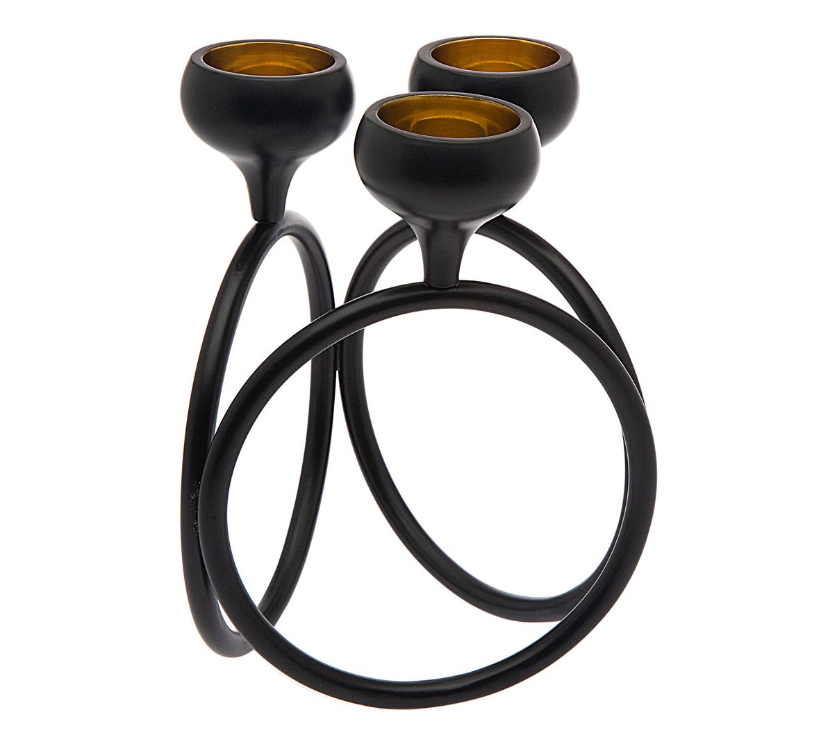 Godinger Nero D'Oro Candelabra - QVC.com