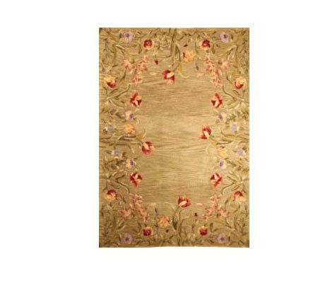 Royal Palace Floral Fields 3-pc. Room Size Handmade Wool Rug Set - QVC.com