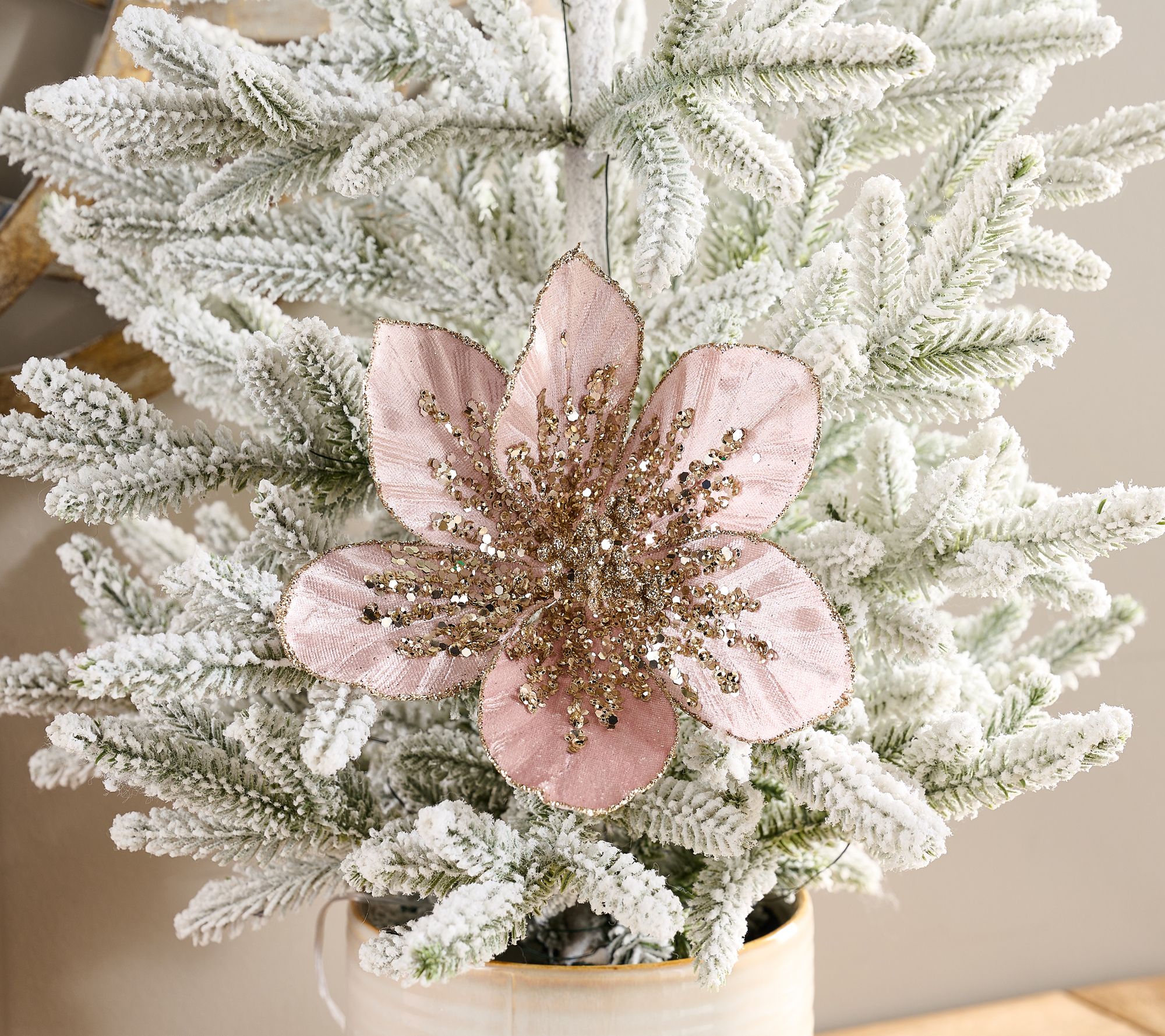 Set of 8 Glistening Star Flower Clips by Valerie - QVC.com