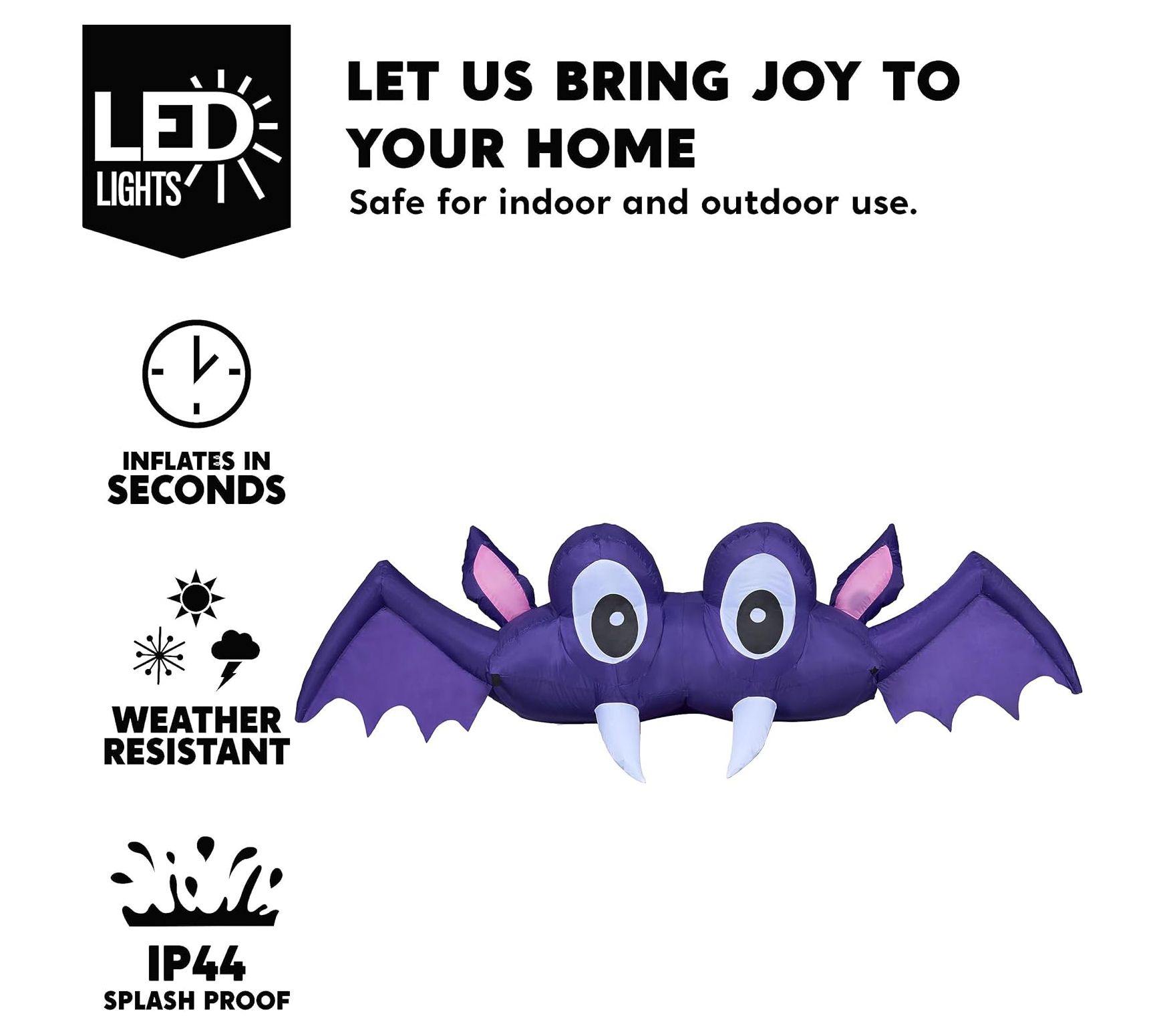 Syncfun Halloween Inflatable Bat Car Trunk Decor - QVC.com