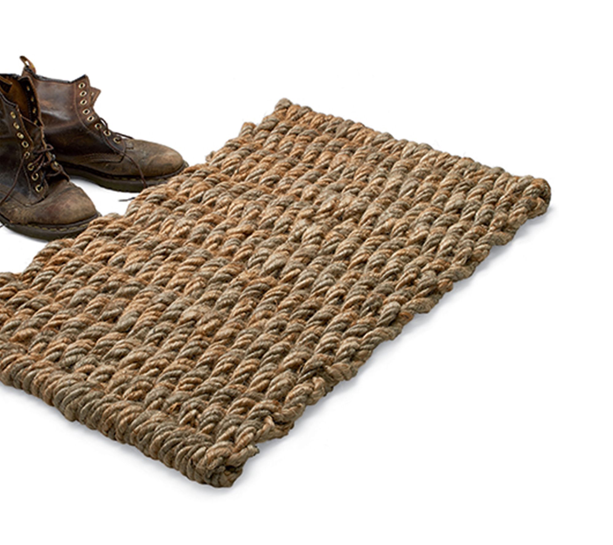 Kings County Tools Jute Rug Woven Natural Fiber Jute Entry Ru - QVC.com