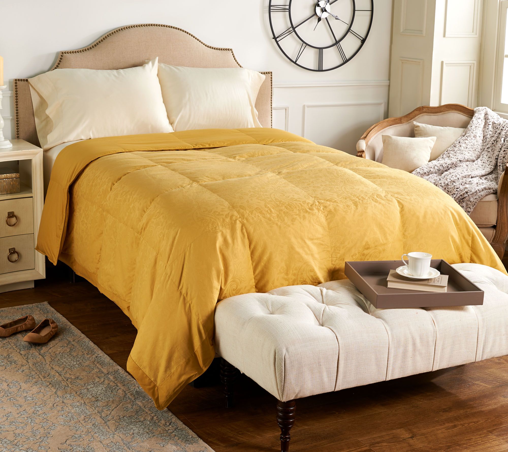 (QVC) Q2 – Amadeus 100% Cotton Woven Jacquard Comforter – TVShoppingQueens