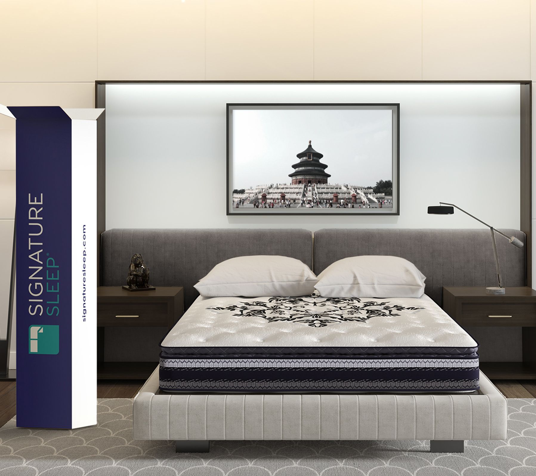 Signature Sleep Restore 10" Encased Coil QueenMattress - QVC.com