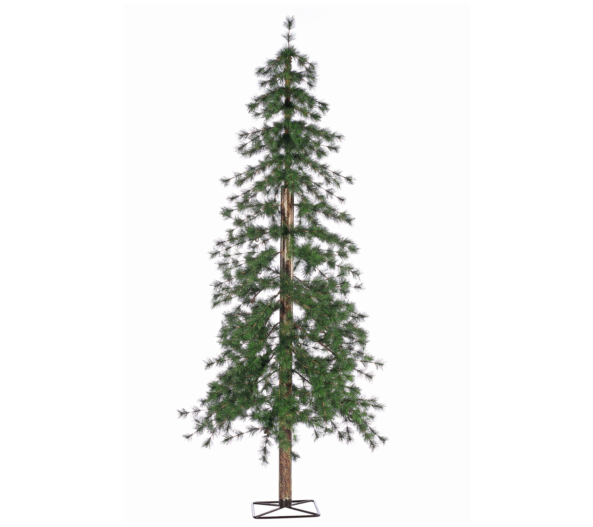 6' Pre-Lit Alpine Tree with Clear White Lights - QVC.com
