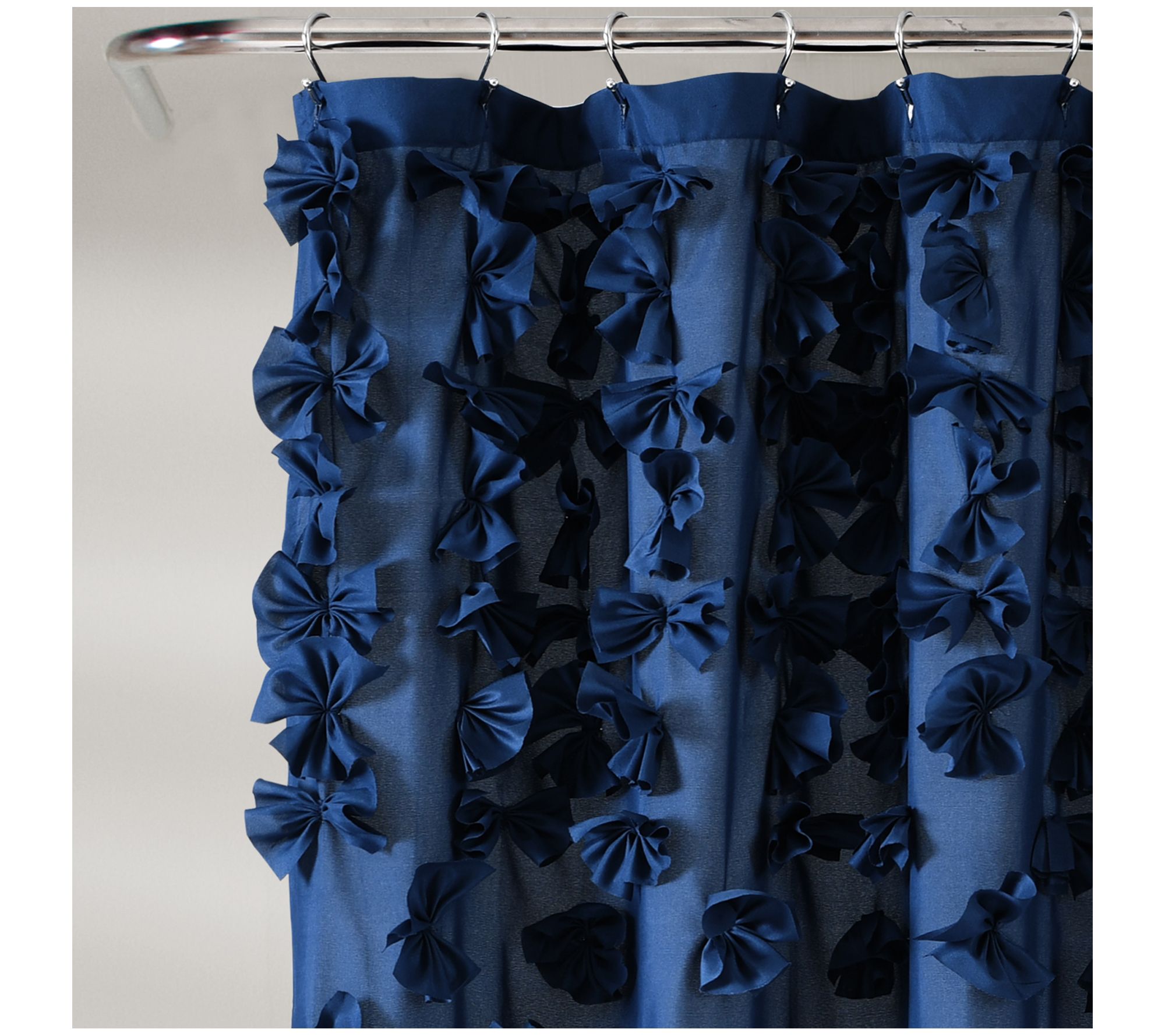 Riley Shower Curtain Single 72X72 by Lush Decor - QVC.com