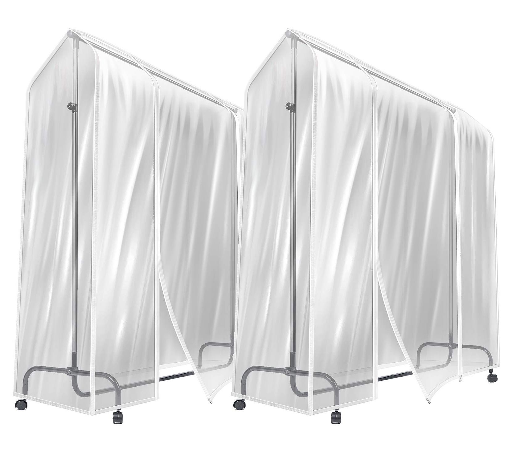 Sorbus 2 Pack 6 ft Clear Garment Rack Cover - QVC.com