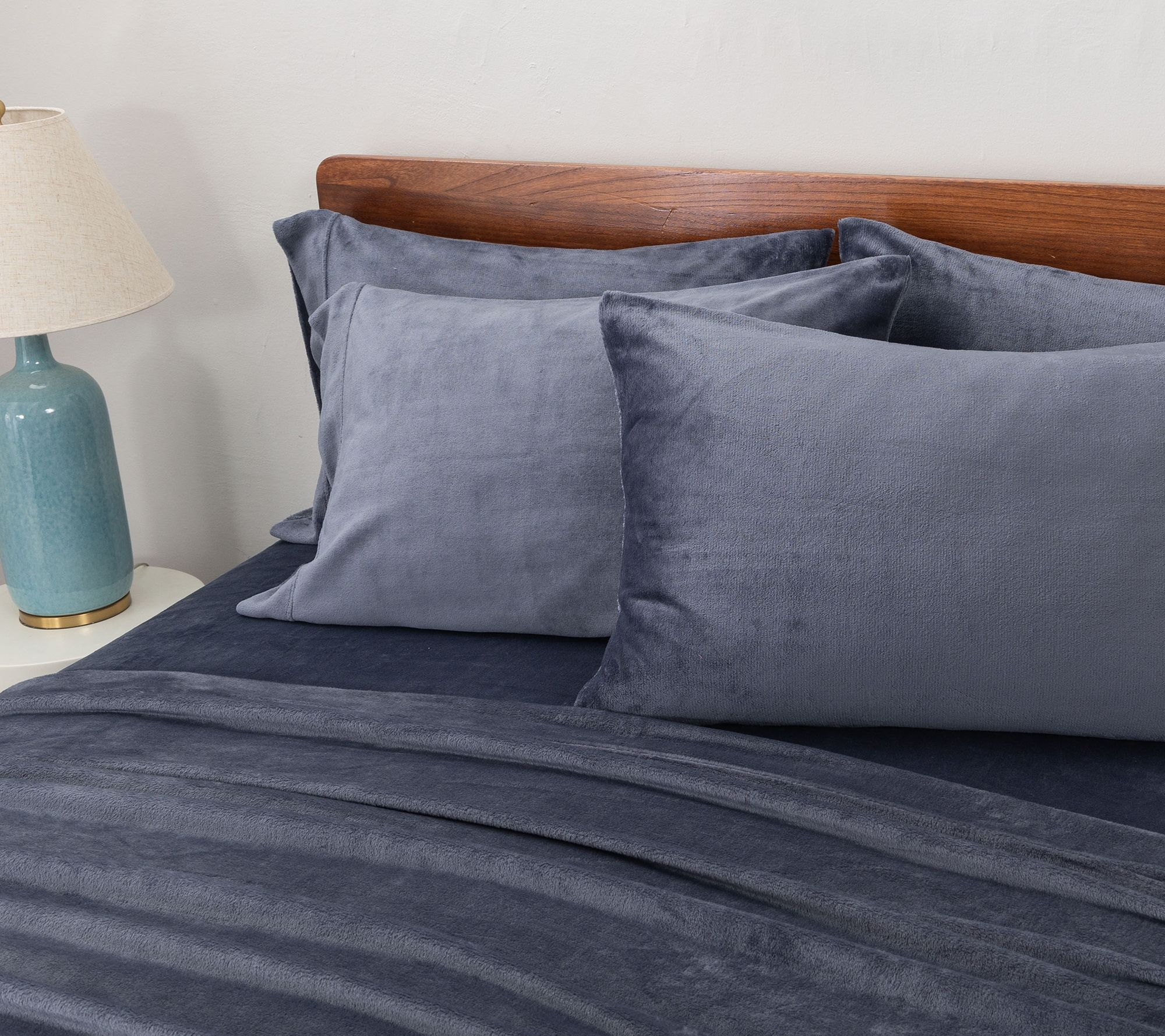 Berkshire Velvetsoft Sheet Set with Extra Pillowcases - QVC.com