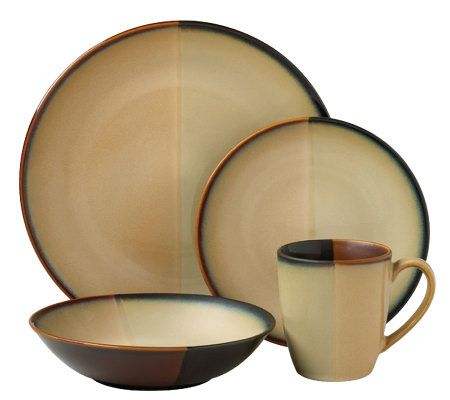 Pfaltzgraff 16-piece Everyday Java Dinnerware Set - QVC.com