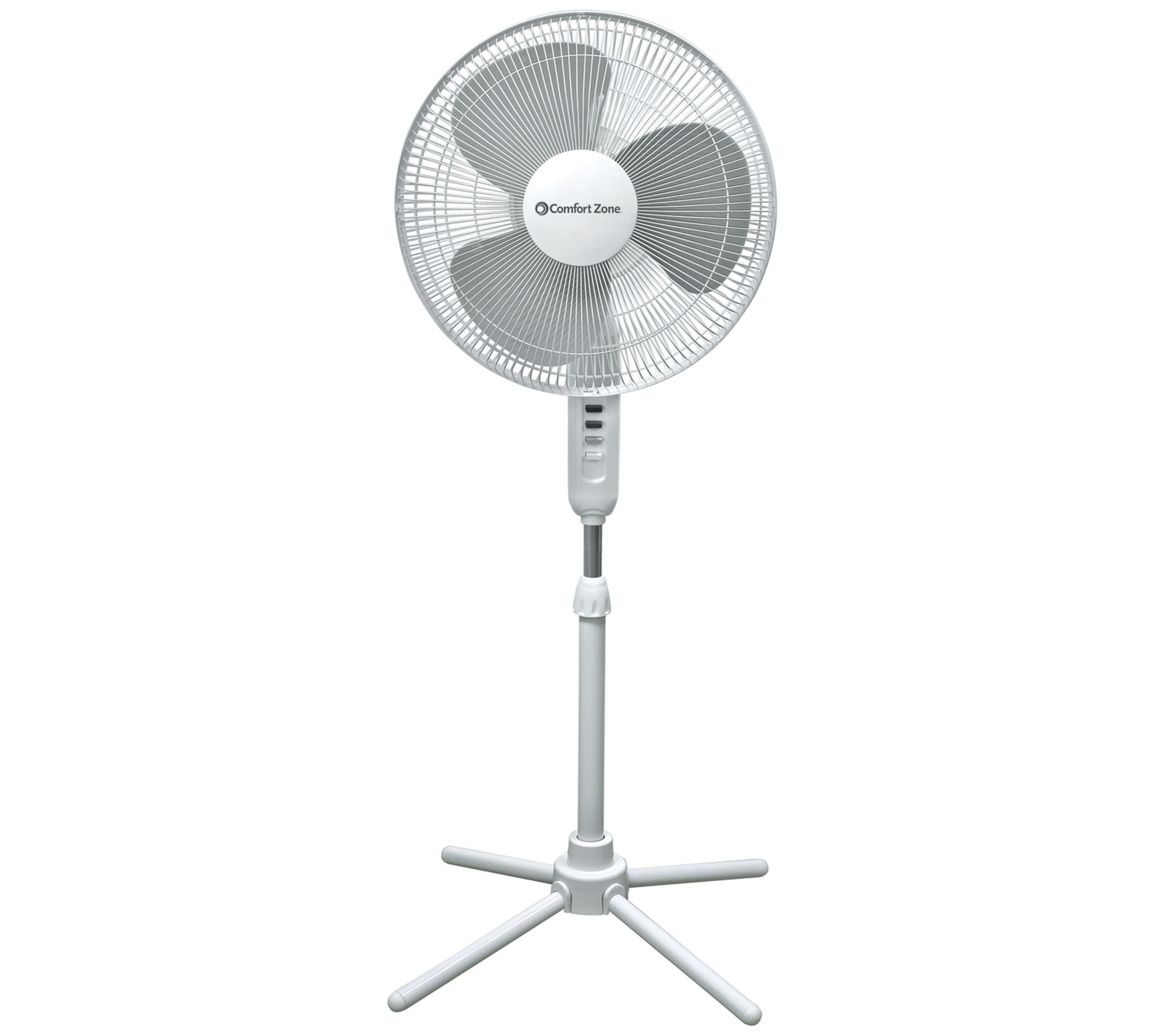 17" Oscillating Pedestal Quad Pod Fan - QVC.com