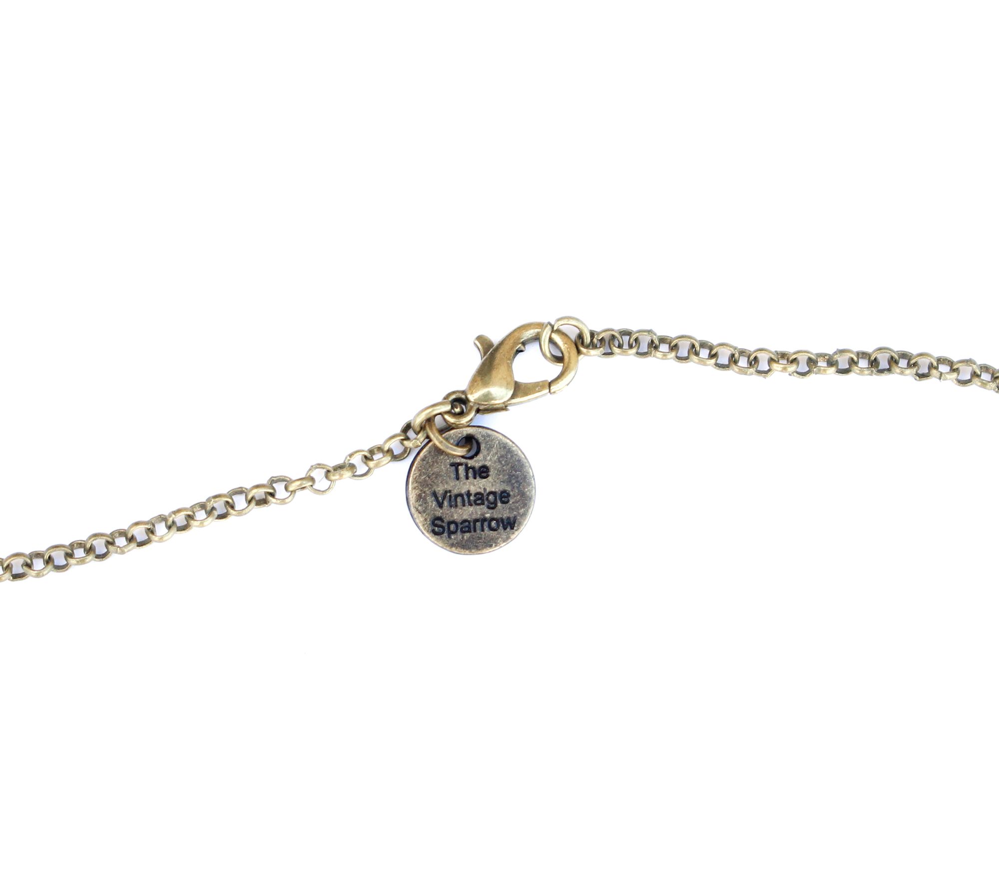 The Vintage Sparrow Shine 30" Bohemian Brass Necklace - QVC.com