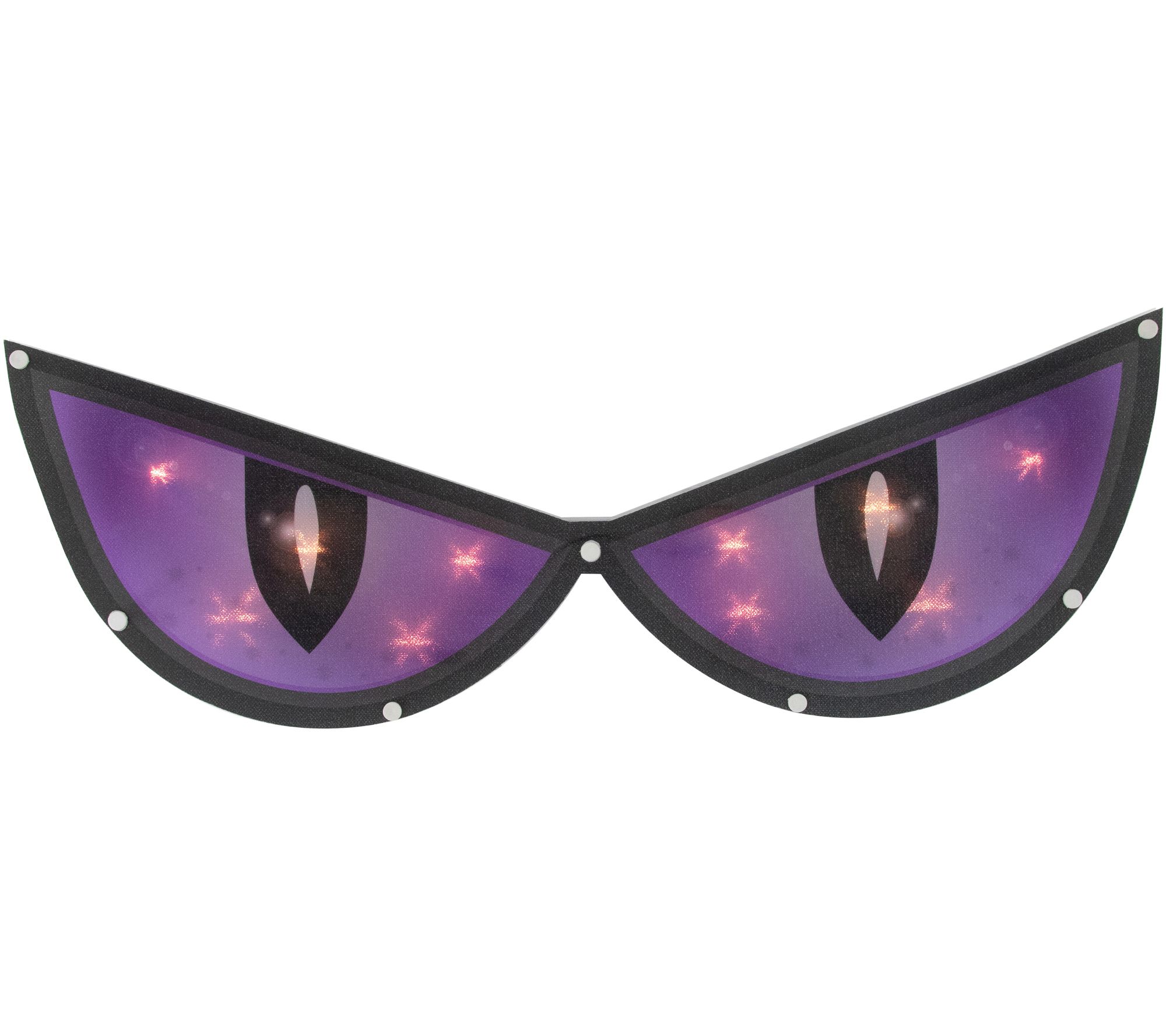 Northlight Prelit Eyes Halloween Window Decor 20" - QVC.com