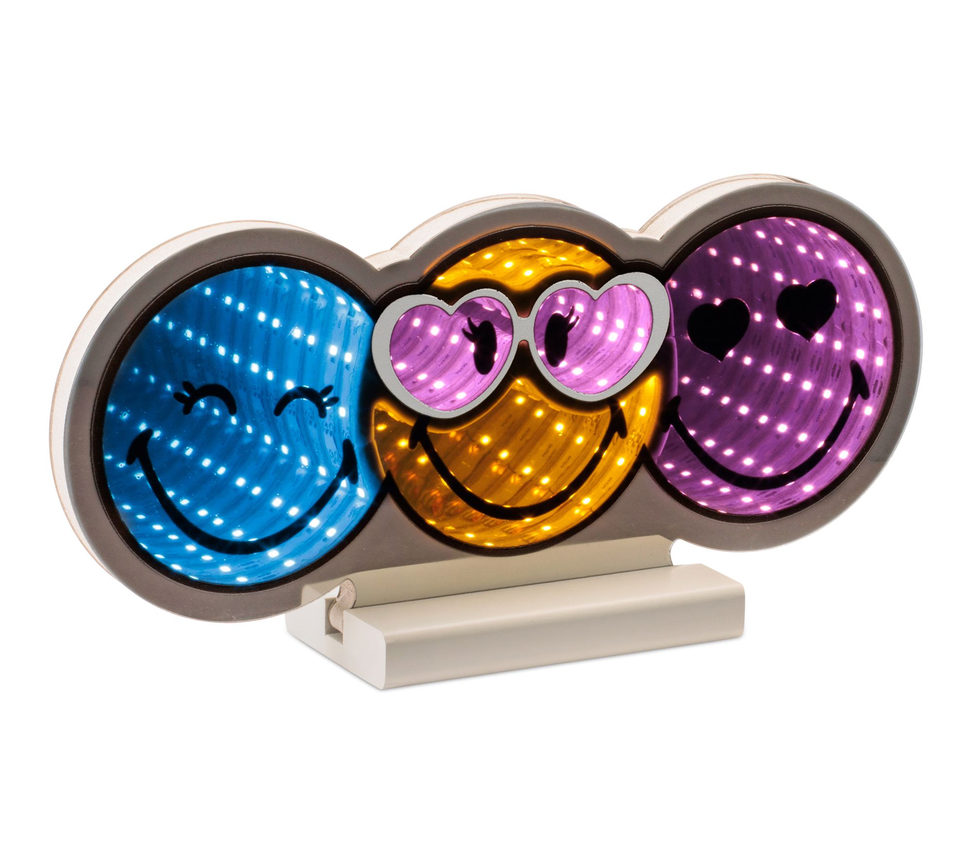 Melrose International SmileyWorld Trio Smiley Ekkolight 11.5"L - QVC.com
