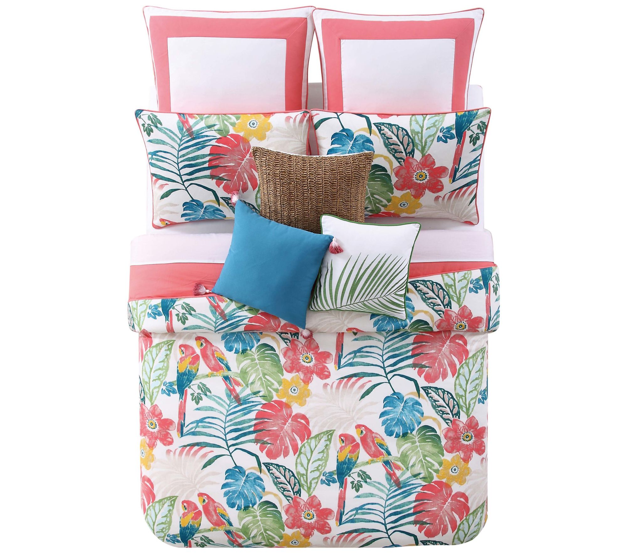 Oceanfront Resort Coco Paradise King Comforter Set - QVC.com
