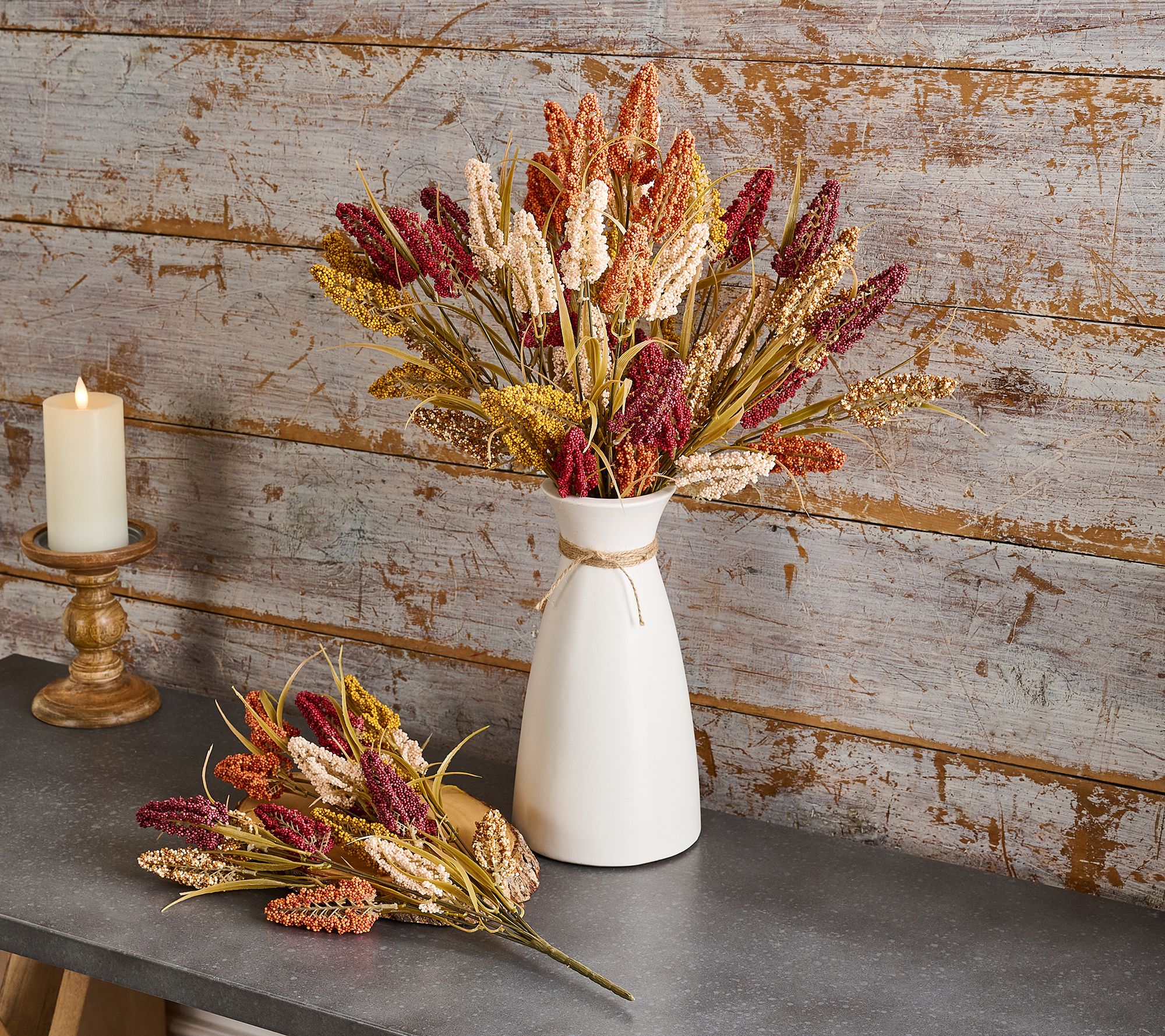 Set of 4 Harvest Wheat Picks by Valerie - QVC.com