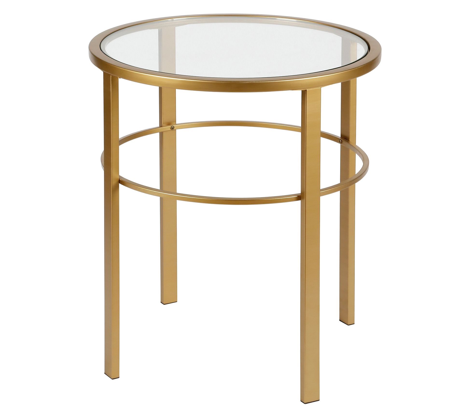 Hudson&Canal Gaia 20" Wide Round Side Table - QVC.com