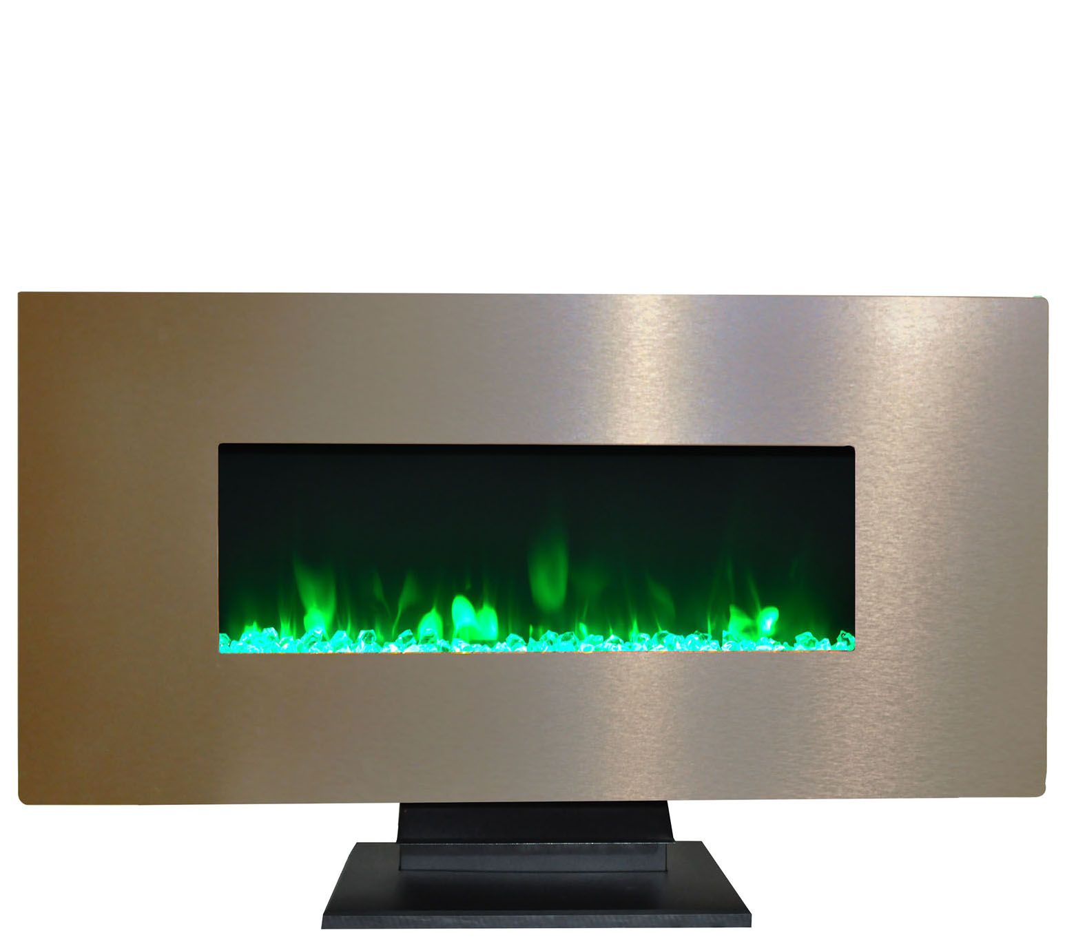 Cambridge 42" Electric Fireplace w/ Crystal Rock Display - QVC.com