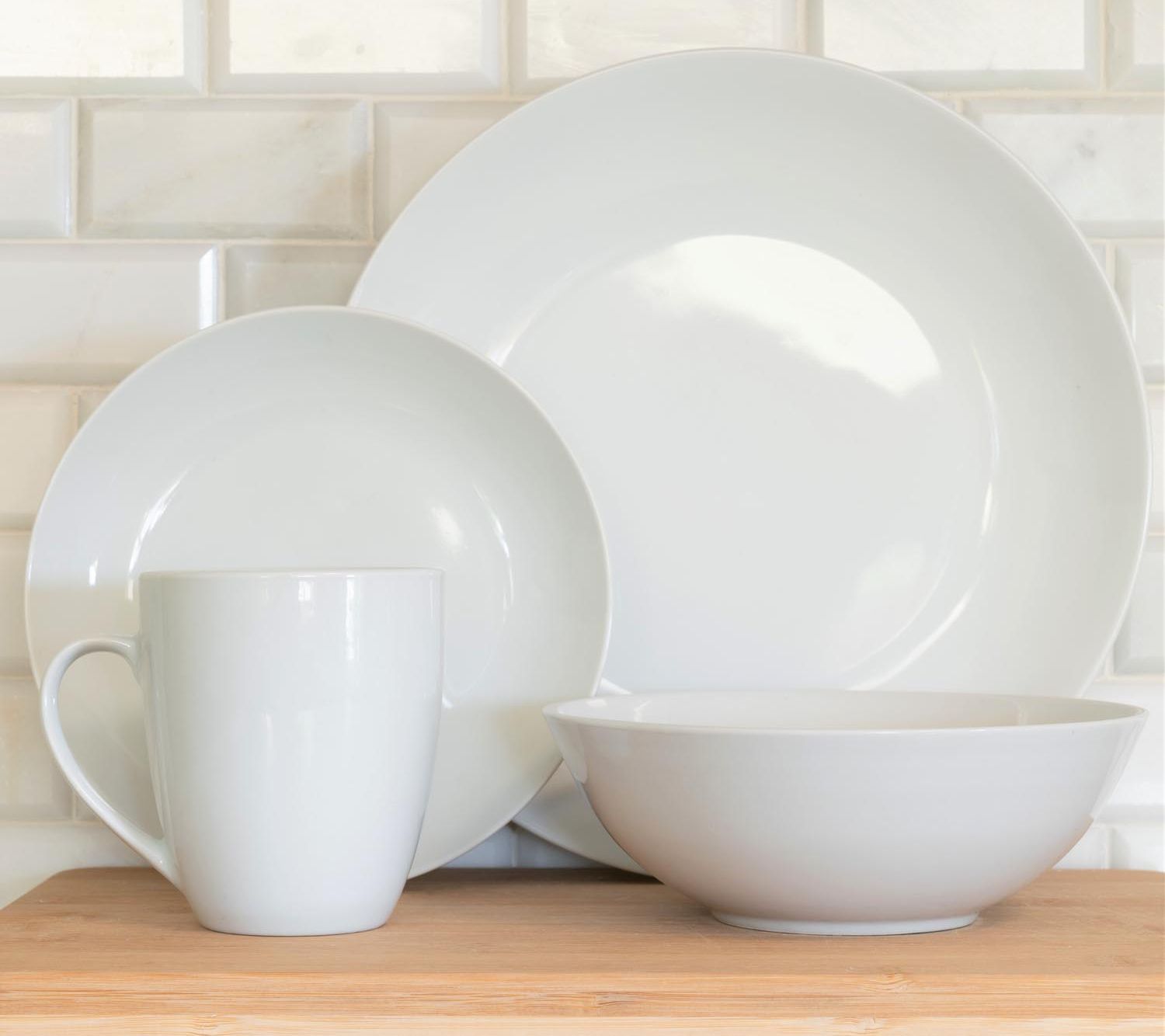 10 Strawberry Street Simply Coupe 16-Pc Dinnerware Set - QVC.com