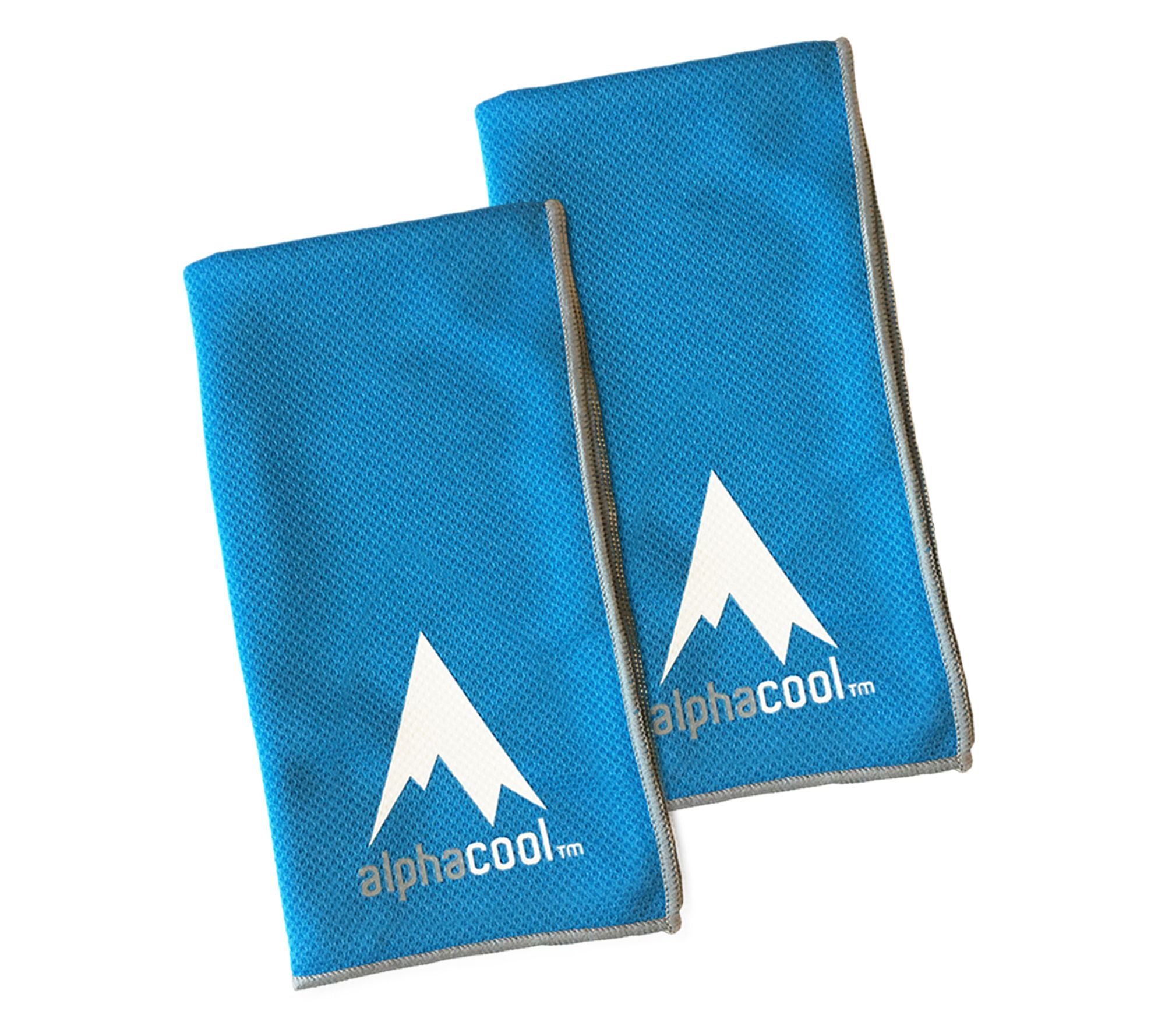 AlphaCool 2pk Mesh Instant Cooling Towel - QVC.com