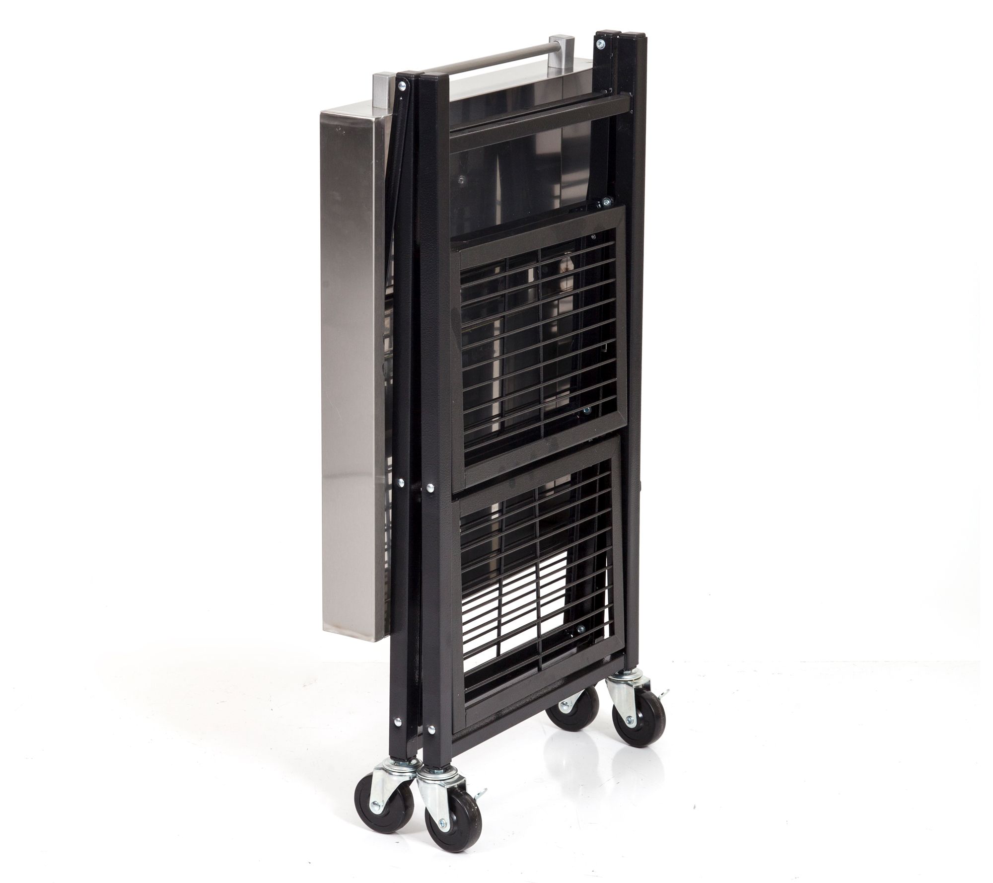 Origami Kitchen Cart with Stainless Steel Top - QVC.com