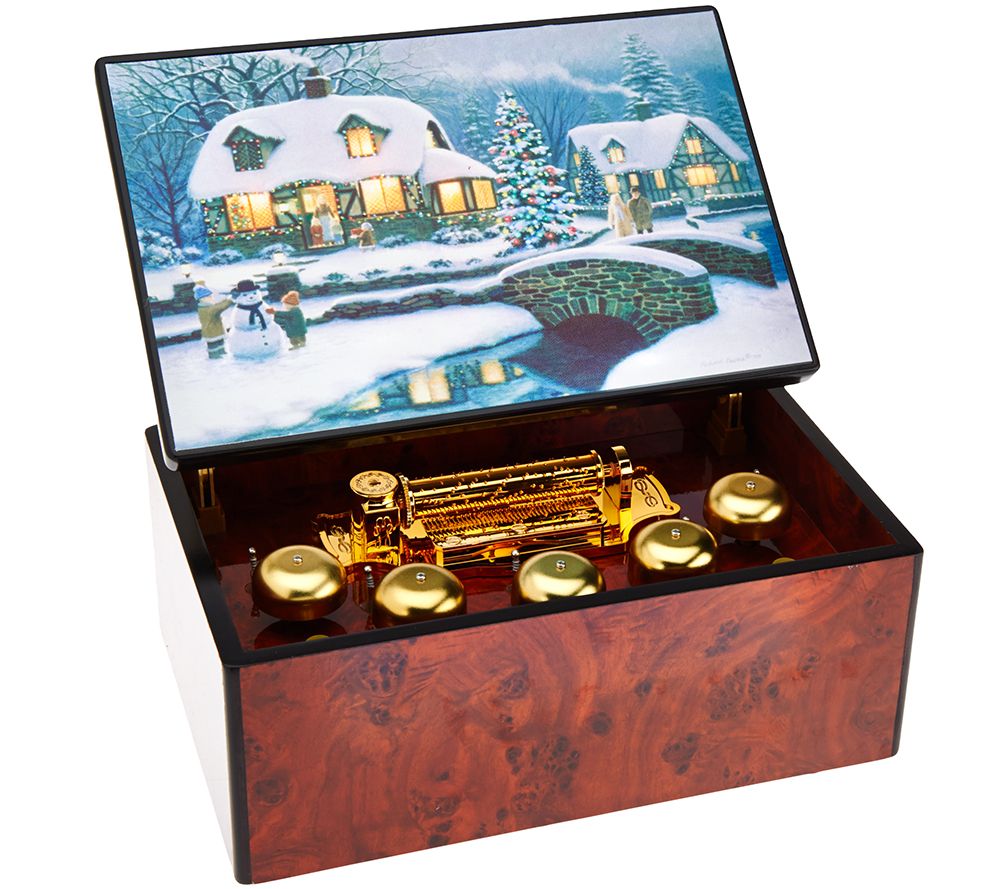 "As Is" Mr. Christmas Concertina Music Box with Illuminart - QVC.com
