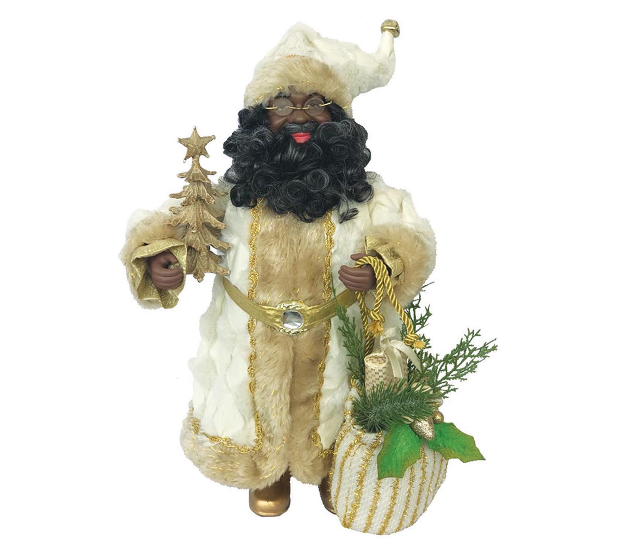 Santa's Workshop 16" Black Splendor Claus - QVC.com