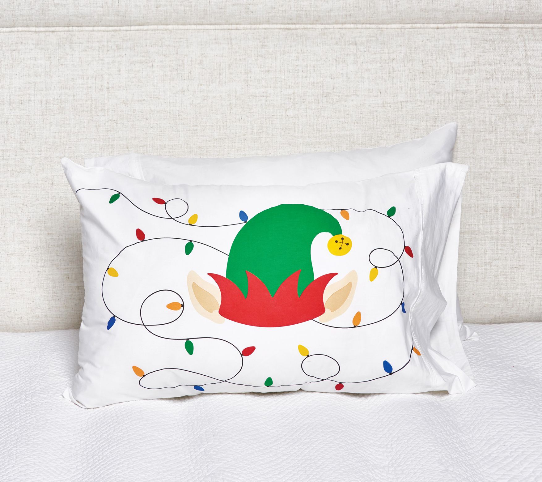 20" x 30" Elf Hat Throw Pillowcase by Valerie - QVC.com