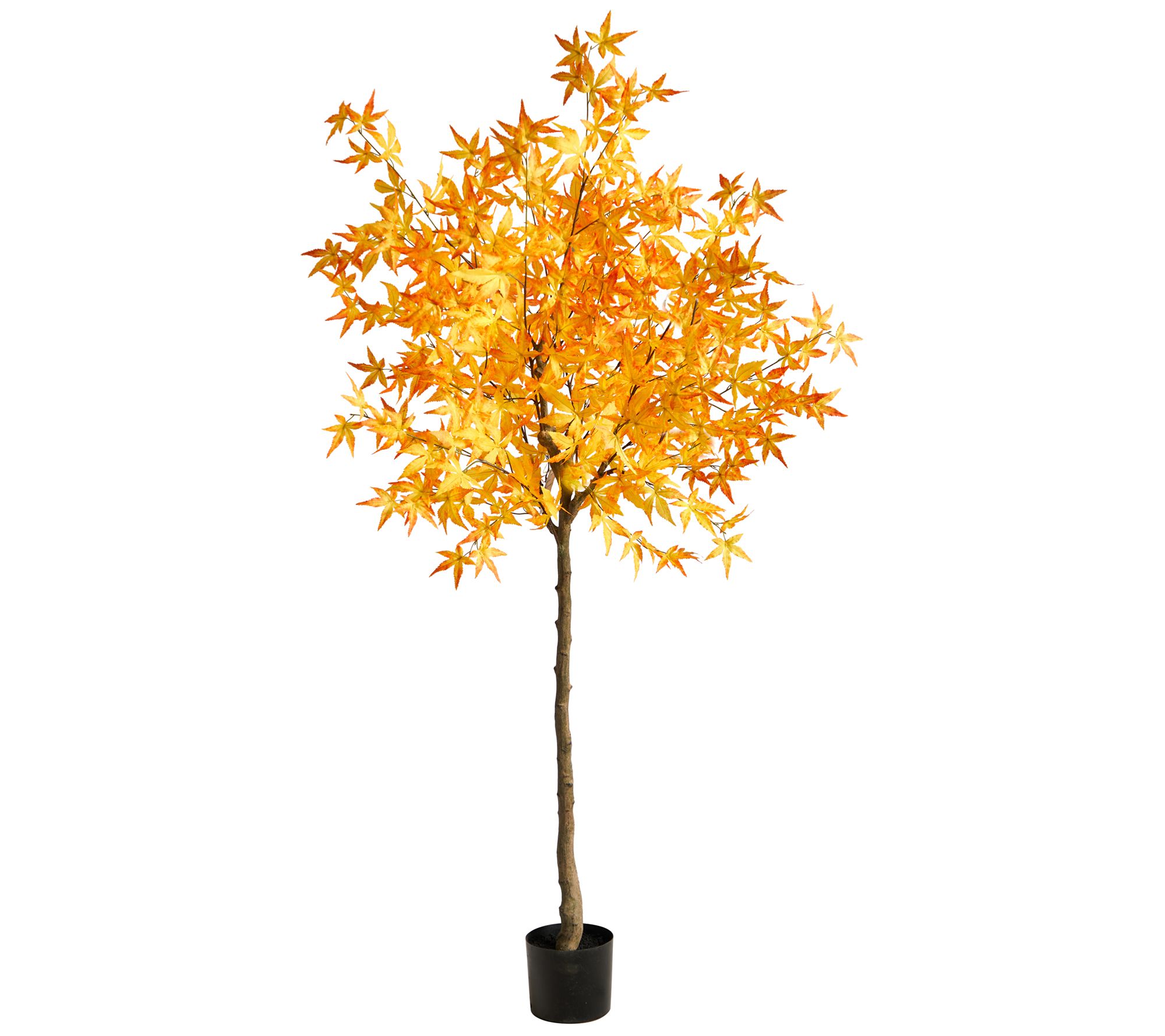 Nearly Natural 6' Autumn Maple Artificial Tree - QVC.com