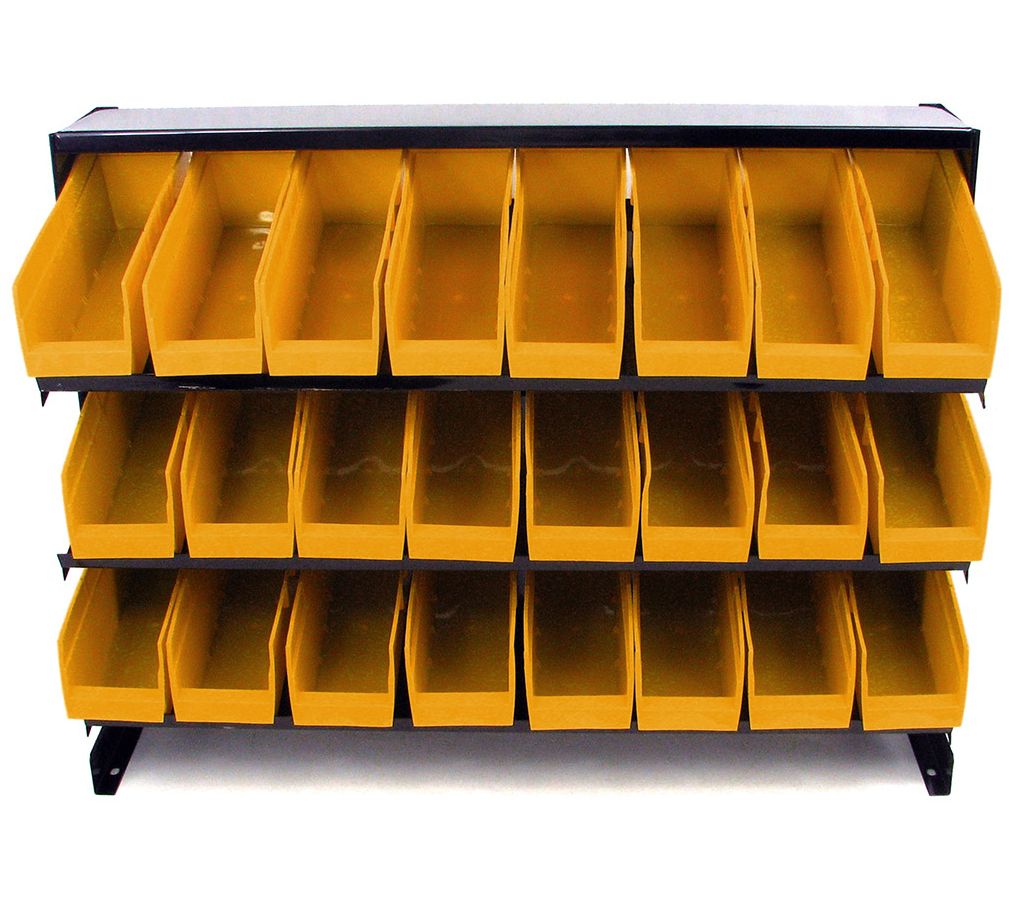 Stalwart Small Parts Organizer w/24 Plastic Storage Bins - QVC.com