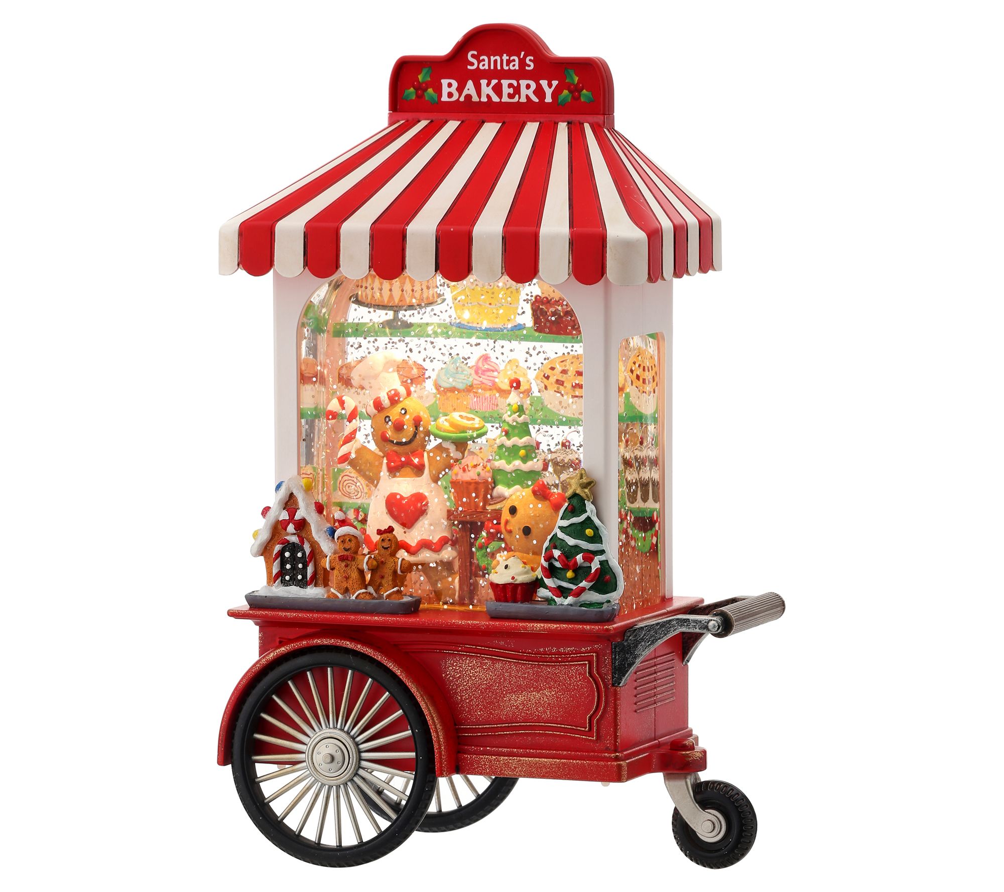 Valerie Parr Hill 10" LED Candy Cart Water GlobUSB - QVC.com