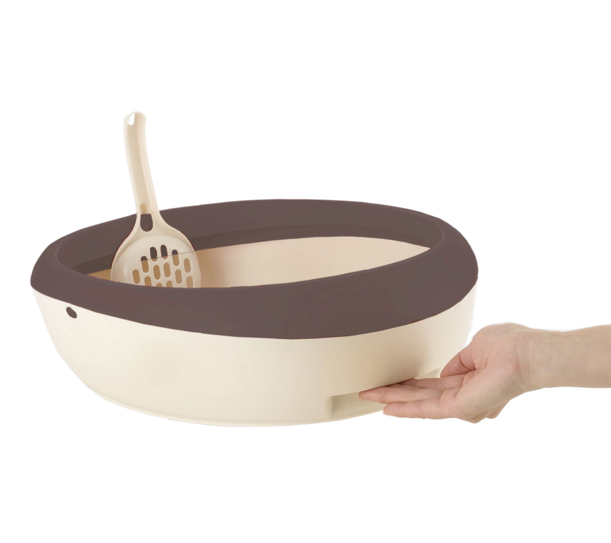 Richell PAW TRAX Top Open Cat Litter Pan with Scoop - QVC.com