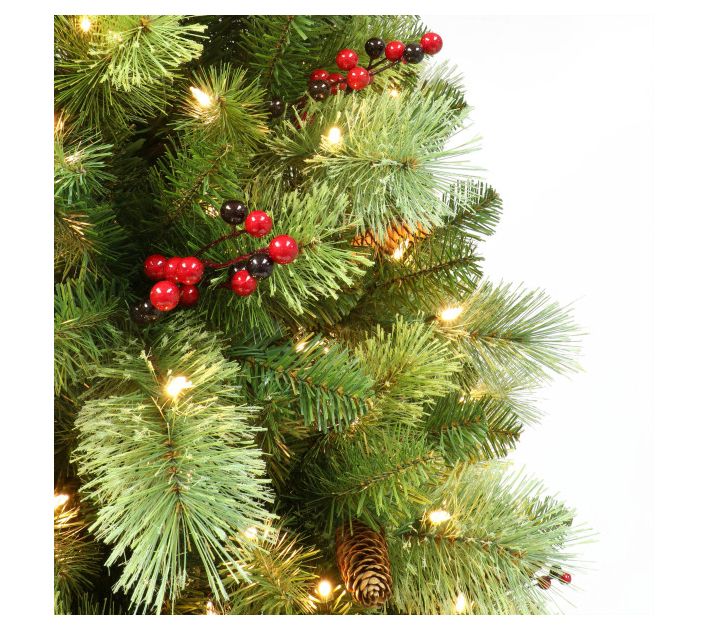 Puleo International Washington Spruce ChristmasTree - QVC.com