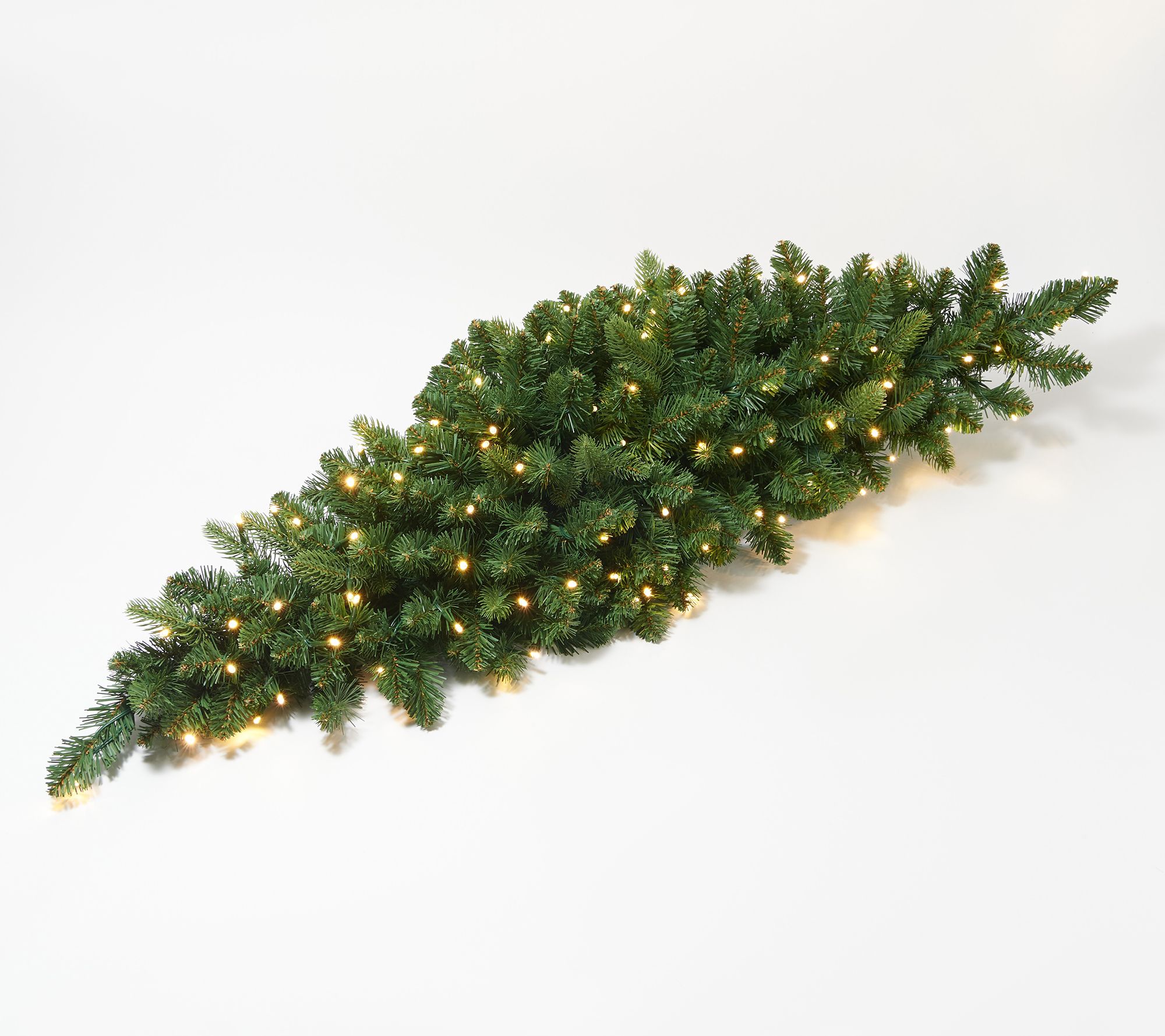 Bethlehem Lights 48" Green Color Flip Overlit Swag - QVC.com