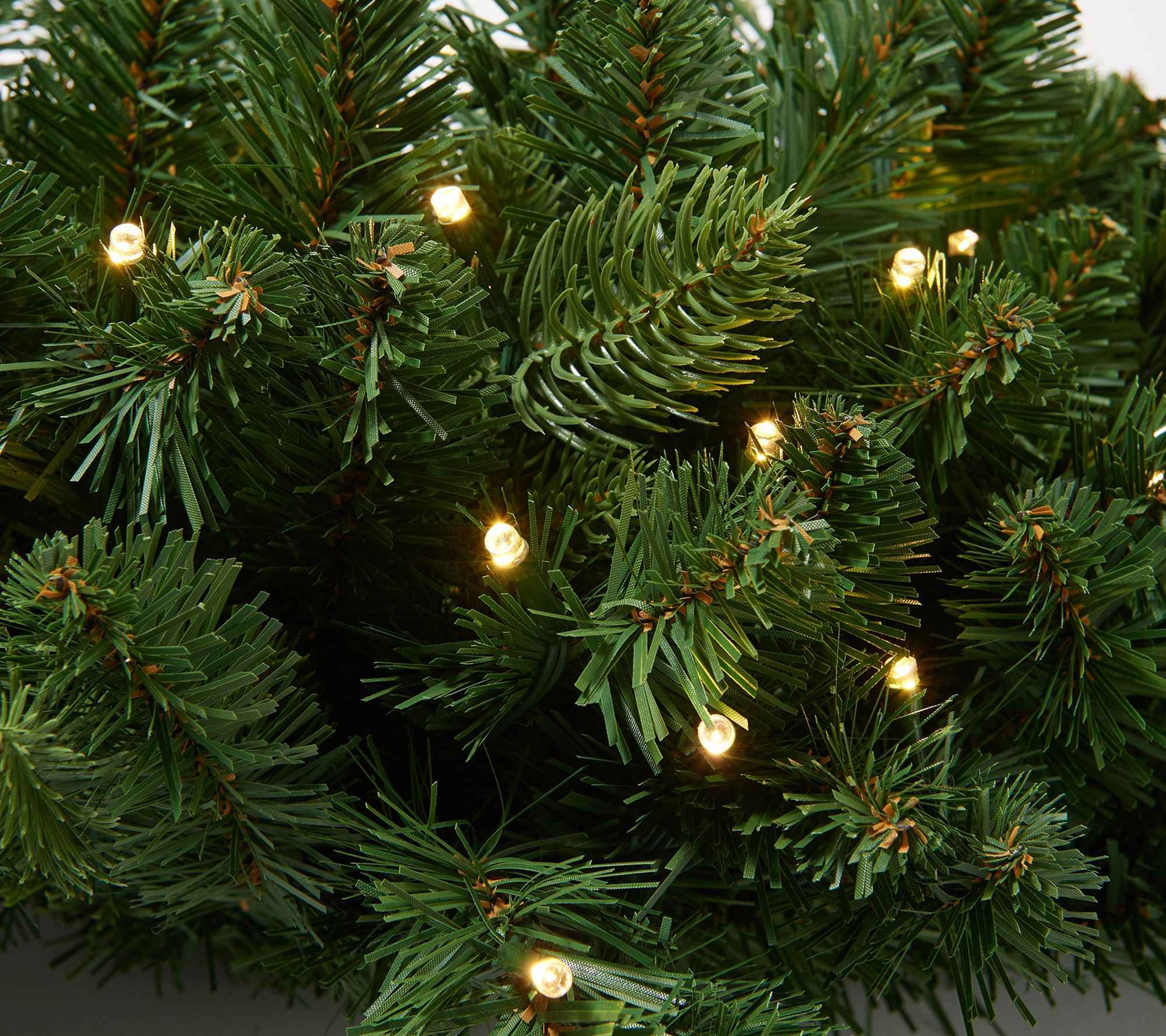 Bethlehem Lights 48" Green Color Flip Overlit Swag - QVC.com