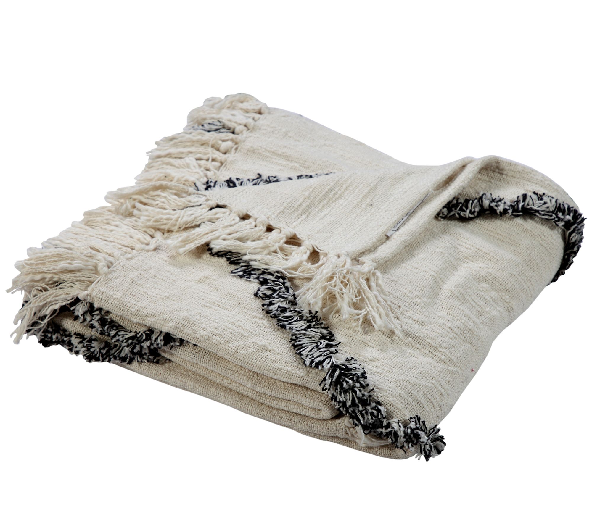 Ox Bay Crossed Over Throw Blanket - QVC.com