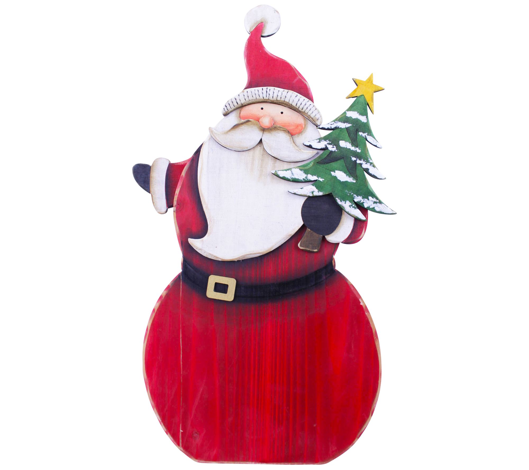 RCS Table Top Santa Decor - QVC.com