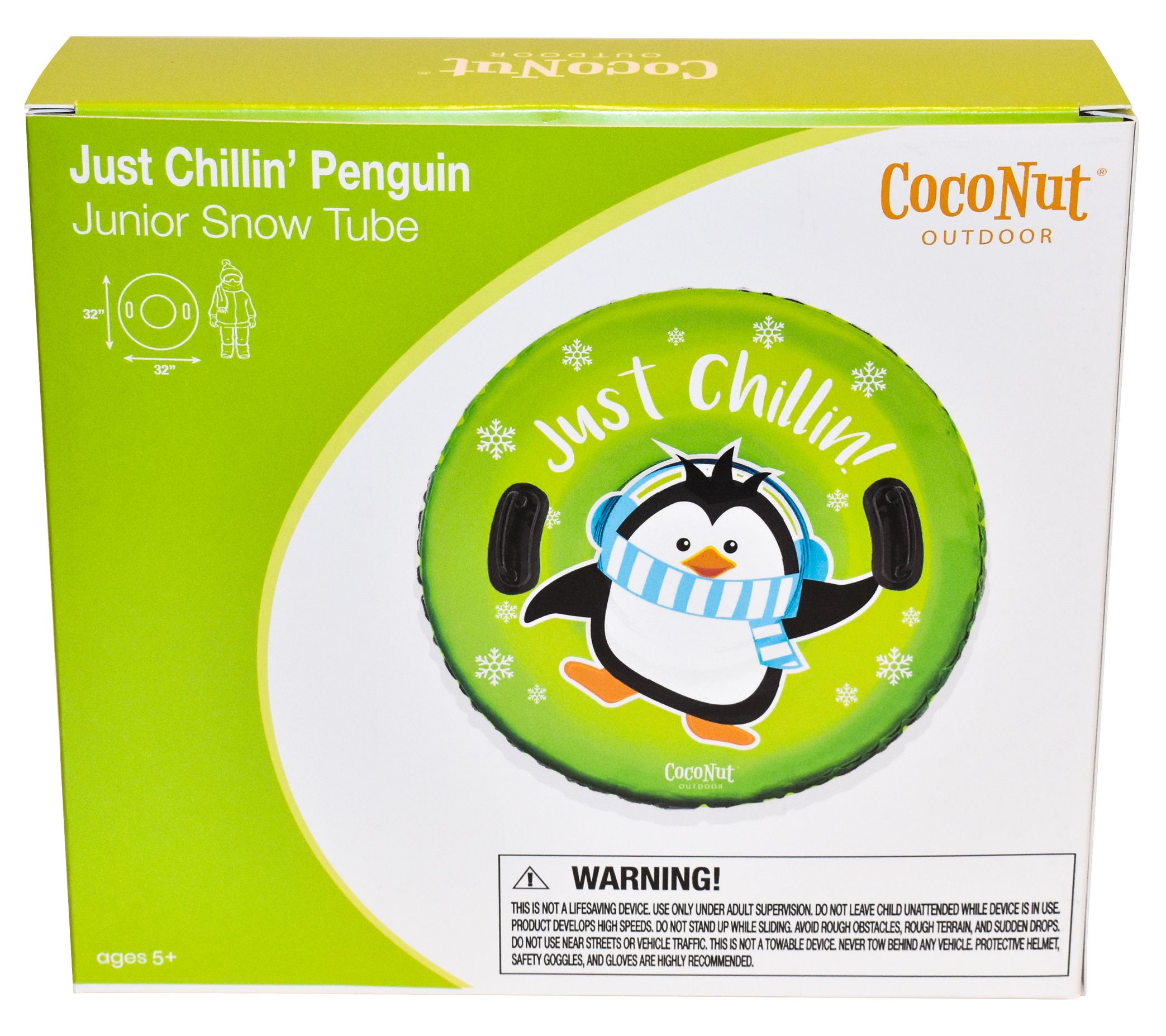 CocoNut Outdoor 32" Snow Tube - QVC.com