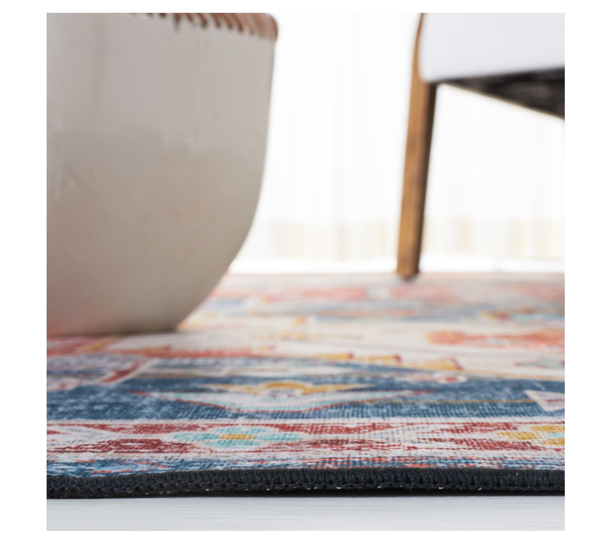 Safavieh Tucson 116 Machine Washable 2'-6" X 8' Rug - QVC.com