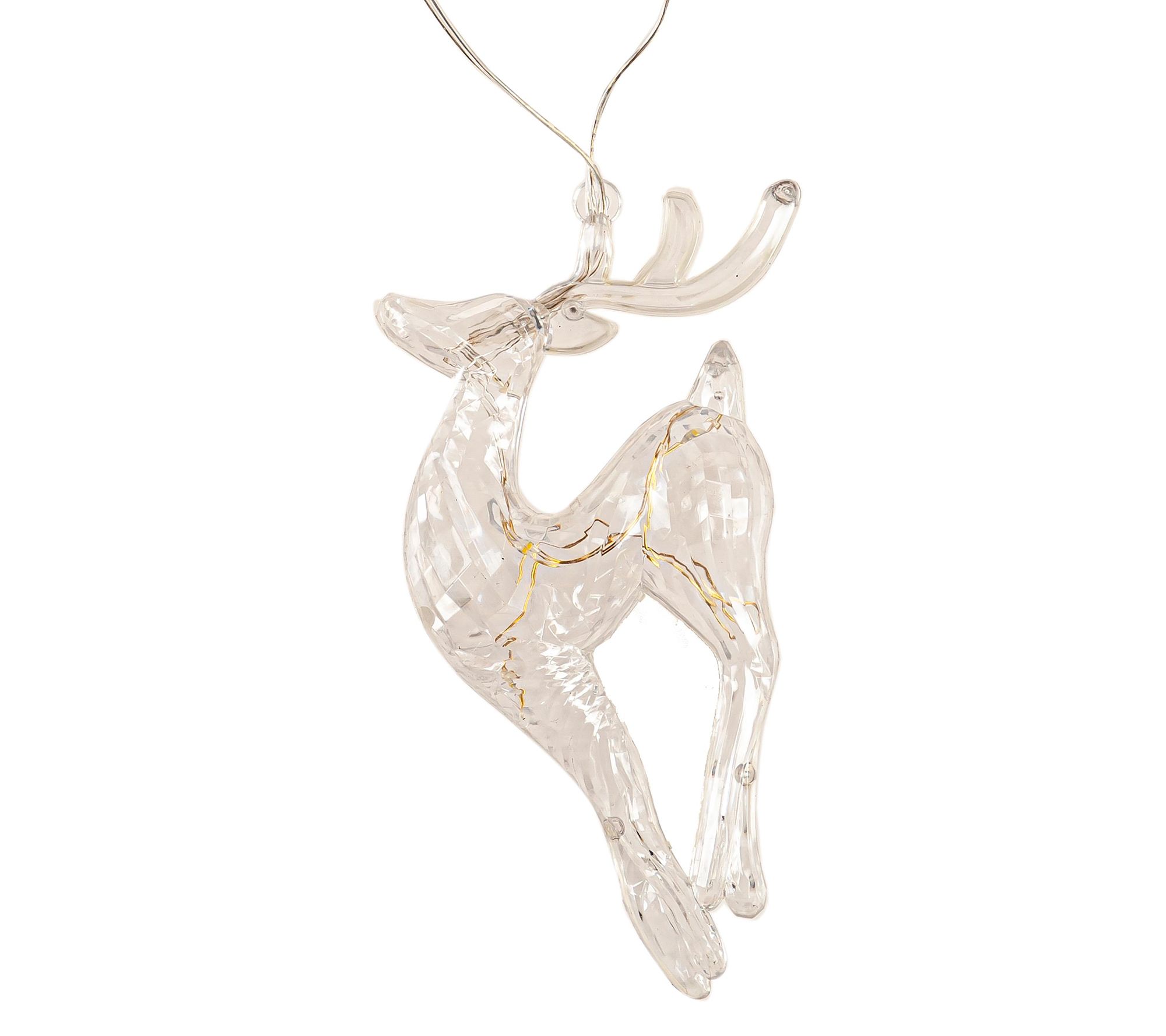 Barbara King 59" Illuminated Reindeer Garland - 6 Reindeer - QVC.com